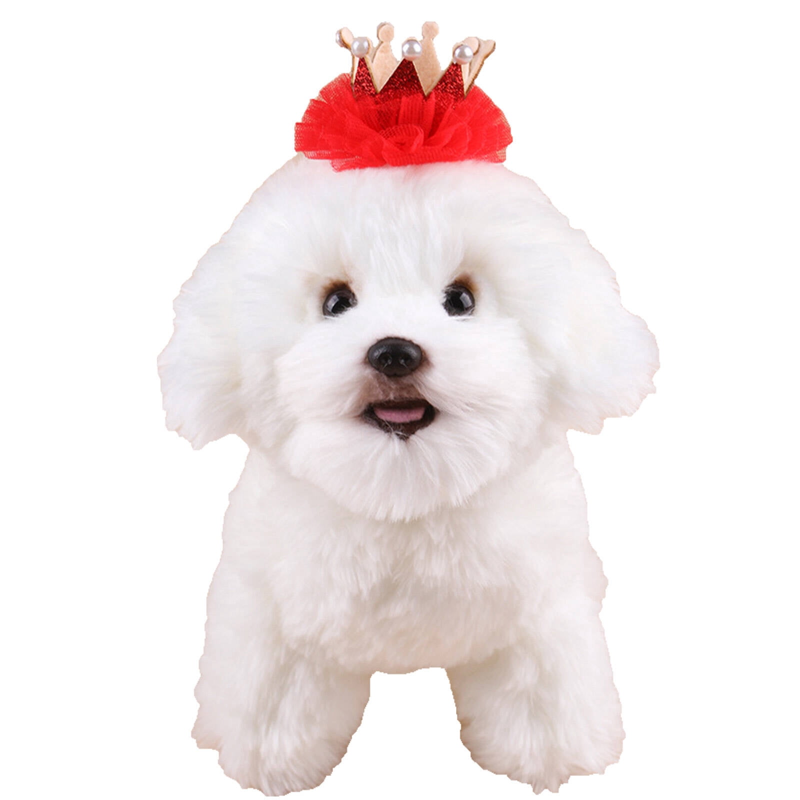 TELOLY Christmas Pet Hat,Soft Knit Dog Hat,Holiday Cheer Reindeer ...