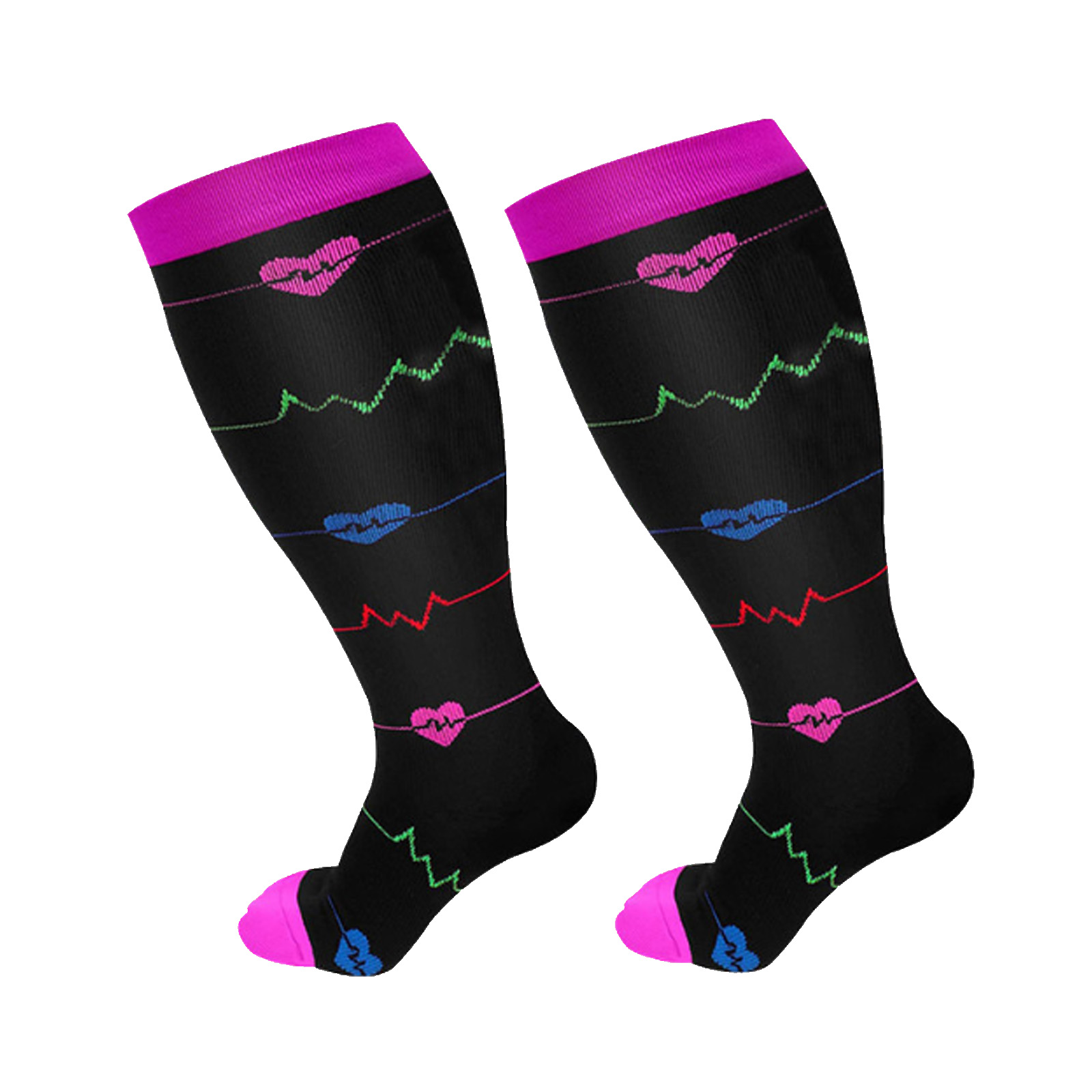 TELOLY Compression Socks,Supportive Ankle Brace,Flexible Knee Brace ...