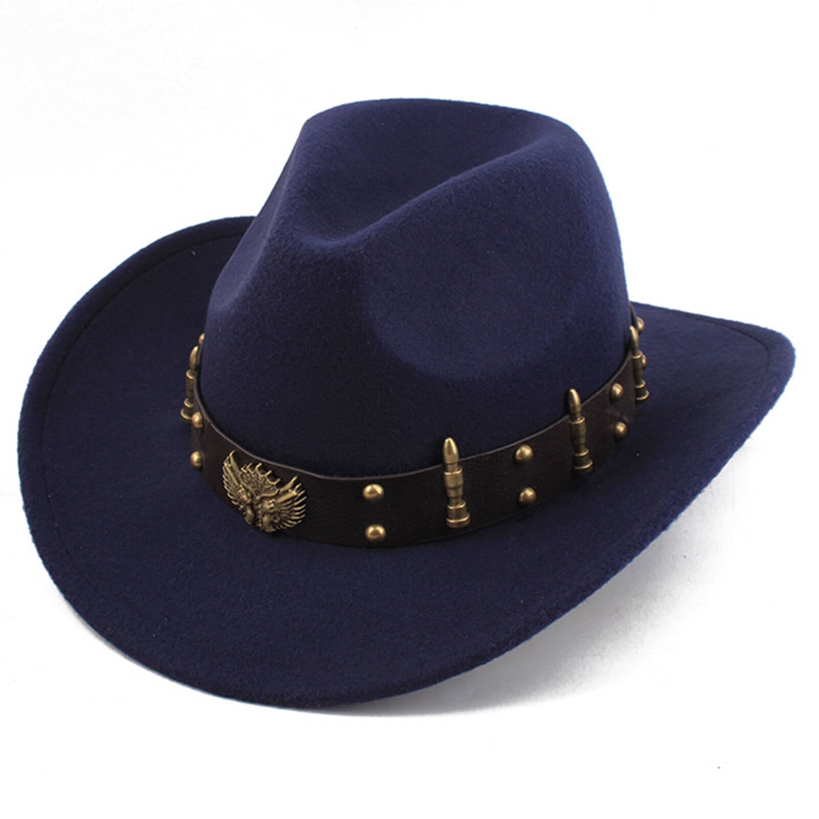 TELOLY Cowboy Hat,Modern Structured Brim Cowgirl Hat for Everyday Style ...