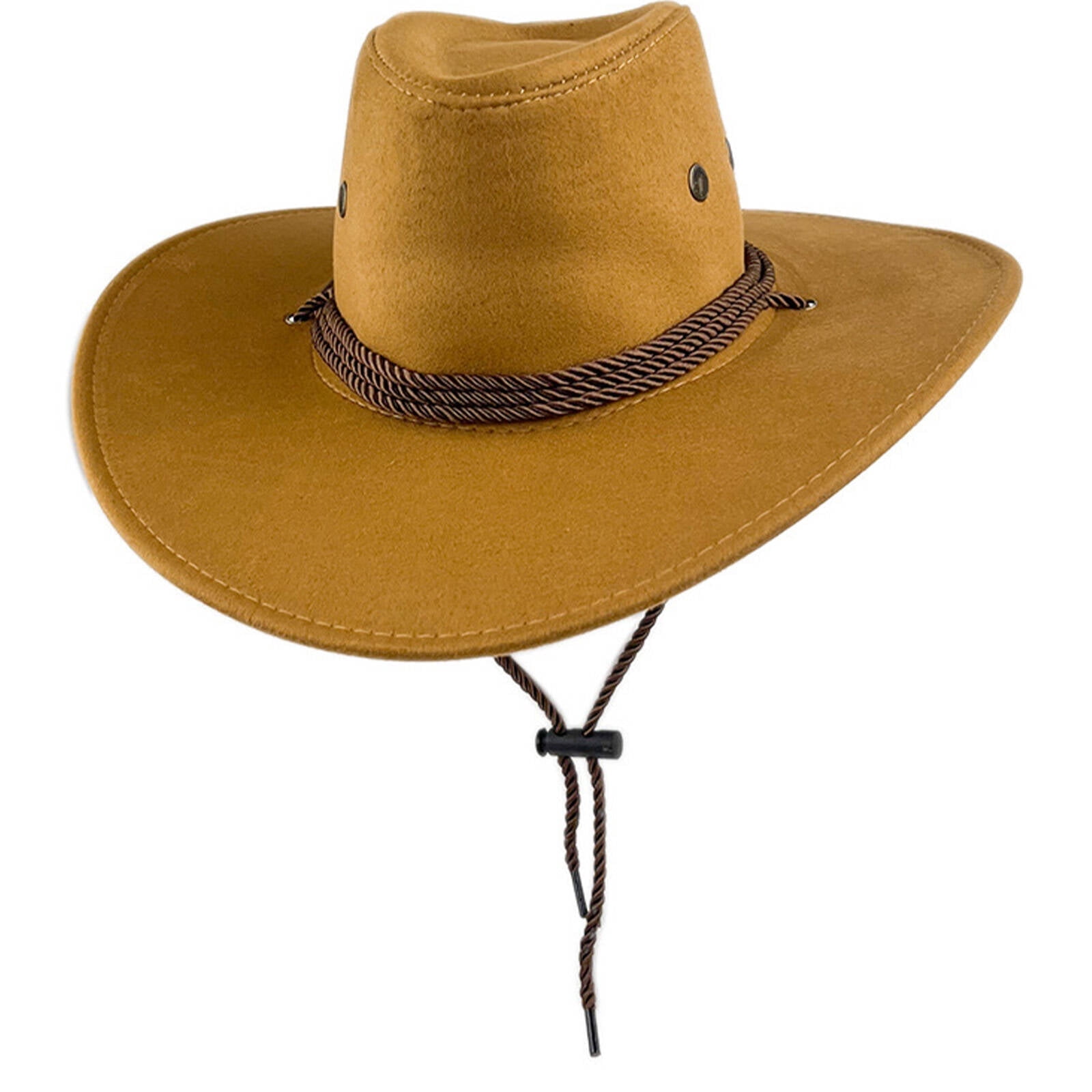 TELOLY Cowboy Hat,Sculpted Broad-Brim Cowgirl Hat for Face-Framing ...