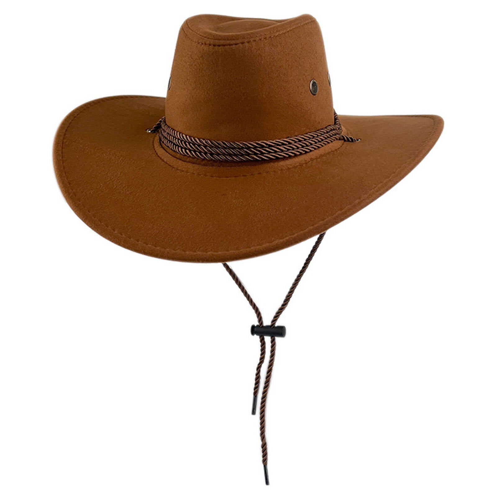 TELOLY Cowboy Hat,Sculpted Broad-Brim Cowgirl Hat for Face-Framing ...