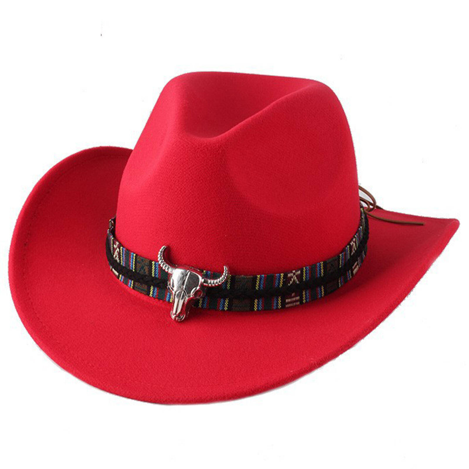 TELOLY Cowboy Hat,Stylish Cowgirl Hat,Safari Hat with Adjustable Wind ...