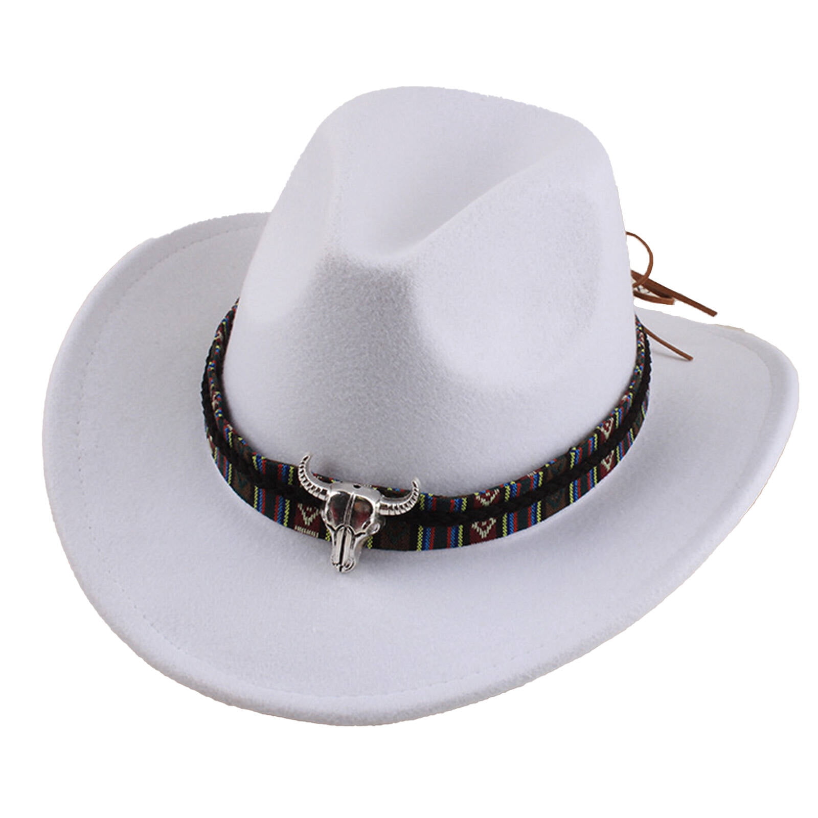 TELOLY Cowboy Hat,Trendy Cowgirl Hat,Shaped Safari Hat for Face-Framing ...