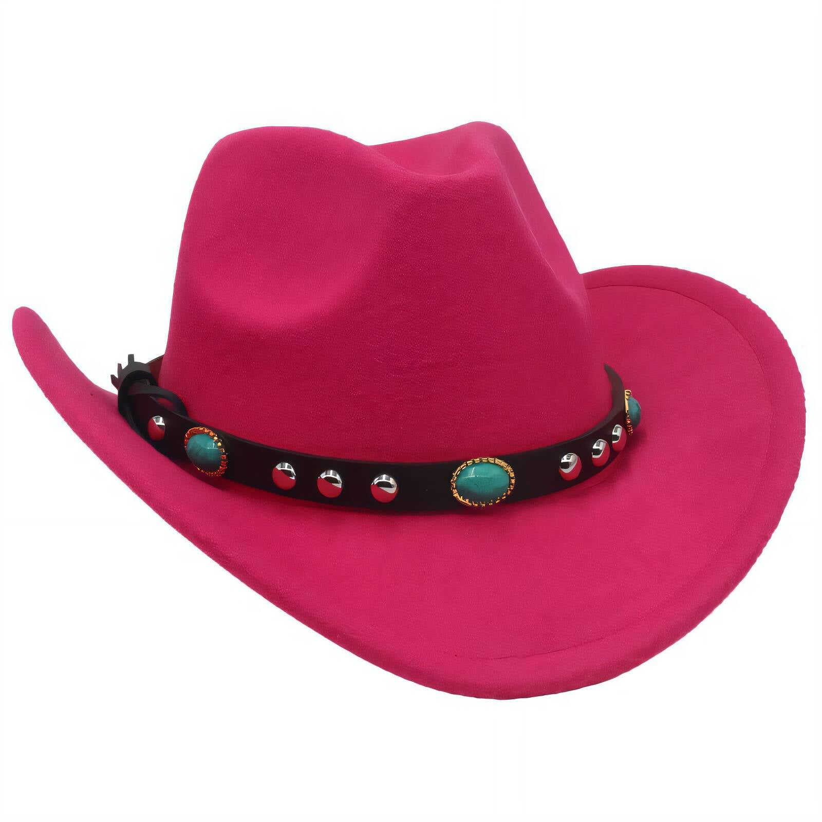 TELOLY Cowboy Hats for Women,Boho Chic Jazz Cap,All-Gender Versatile ...