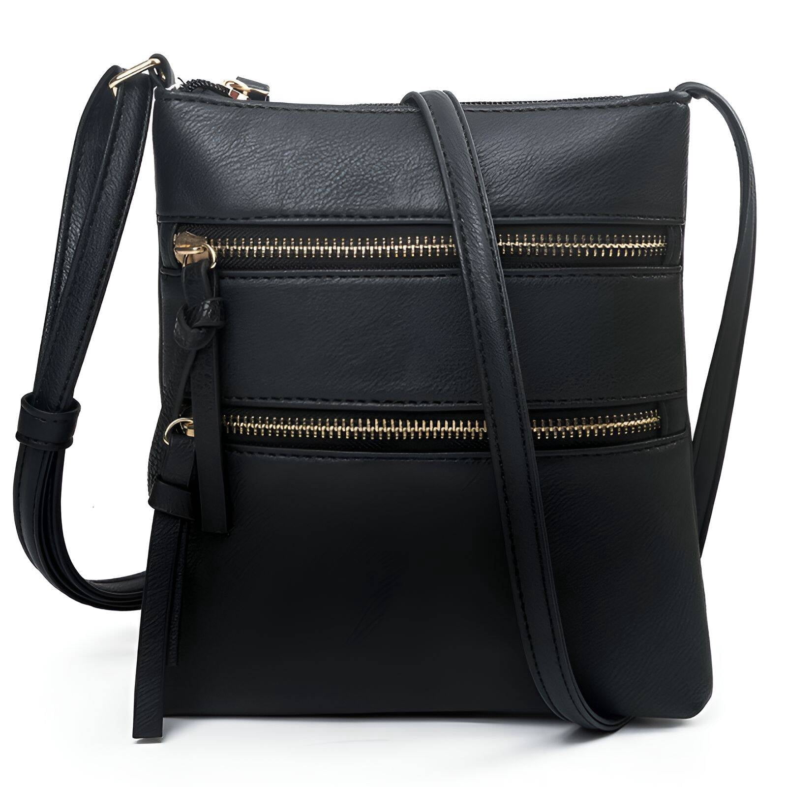 TELOLY Crossbody Bags for Women,Double Zipper Purses for Women ...