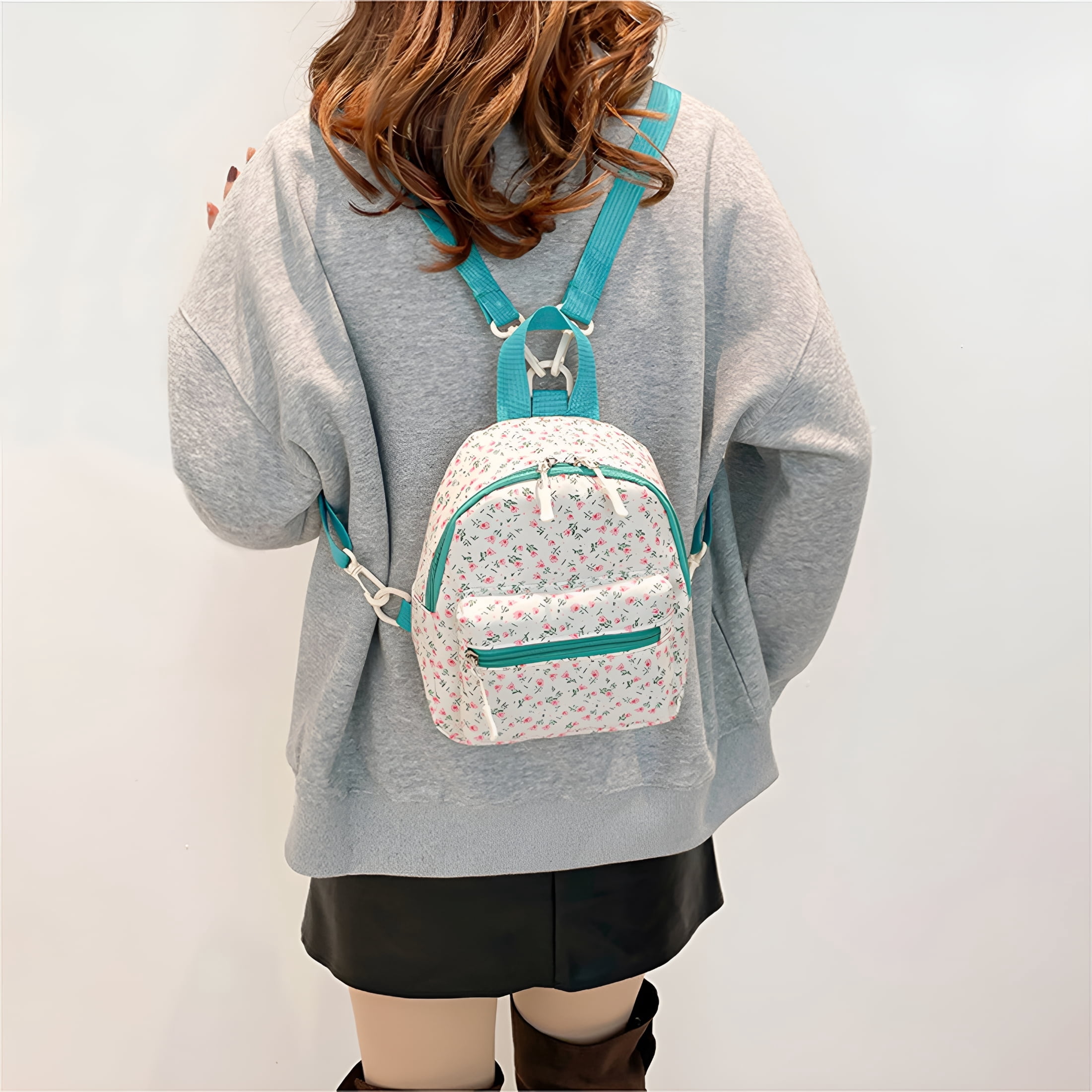 GASTROPOD Cute Nylon Lightweight Backpack, Small Mini Purse for Women ...