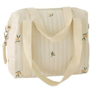 PEACNNG Baby Care Diaper Bag, Mummy Shoulder Bag, Quilted Stroller ...