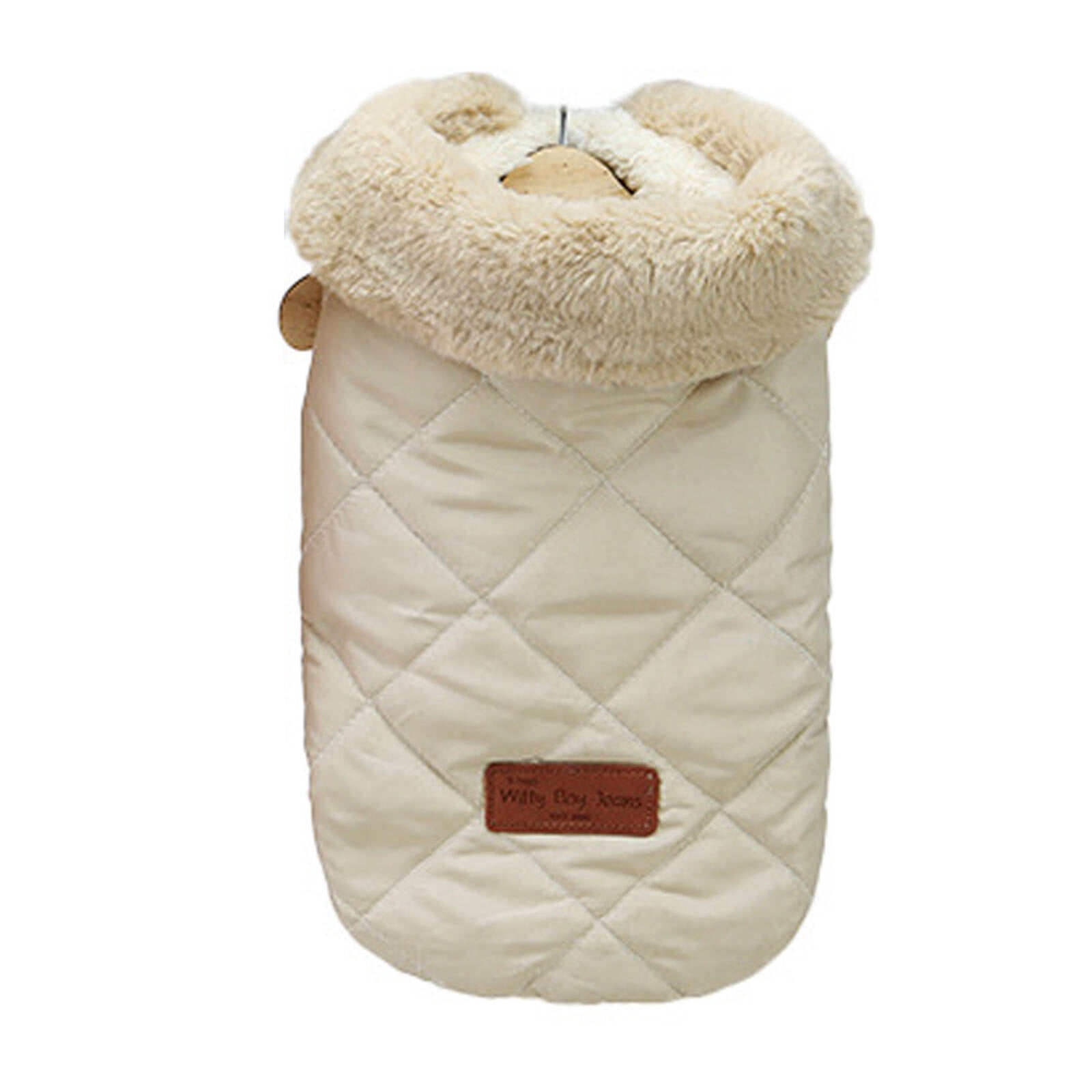 TELOLY Dog Clothes,Plush Inner Lining Dog Jacket,Cotton Lining Unique ...