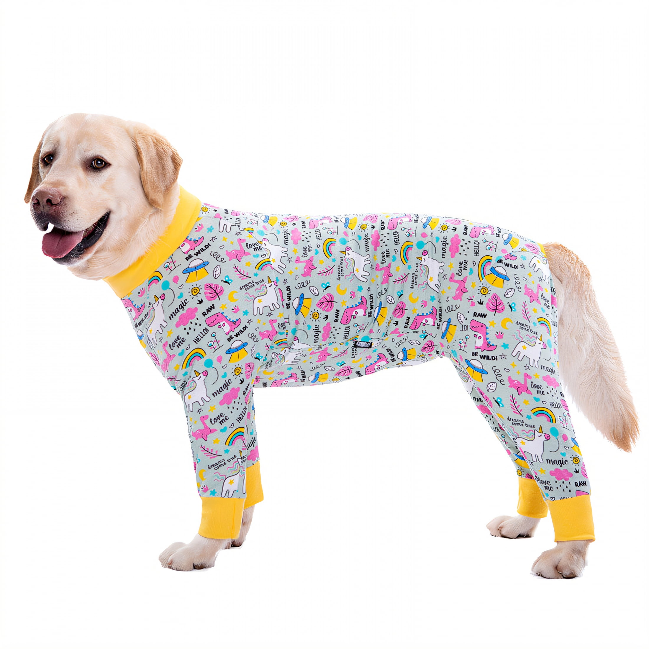 TELOLY Dog Clothes for Large Dogs,Full Coverage Fit Dog Jacket,Clean ...