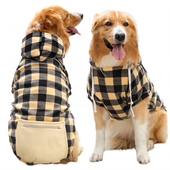 TELOLY Dog Clothes for Large Dogs,Thermal Heat Retention Dog Jacket ...