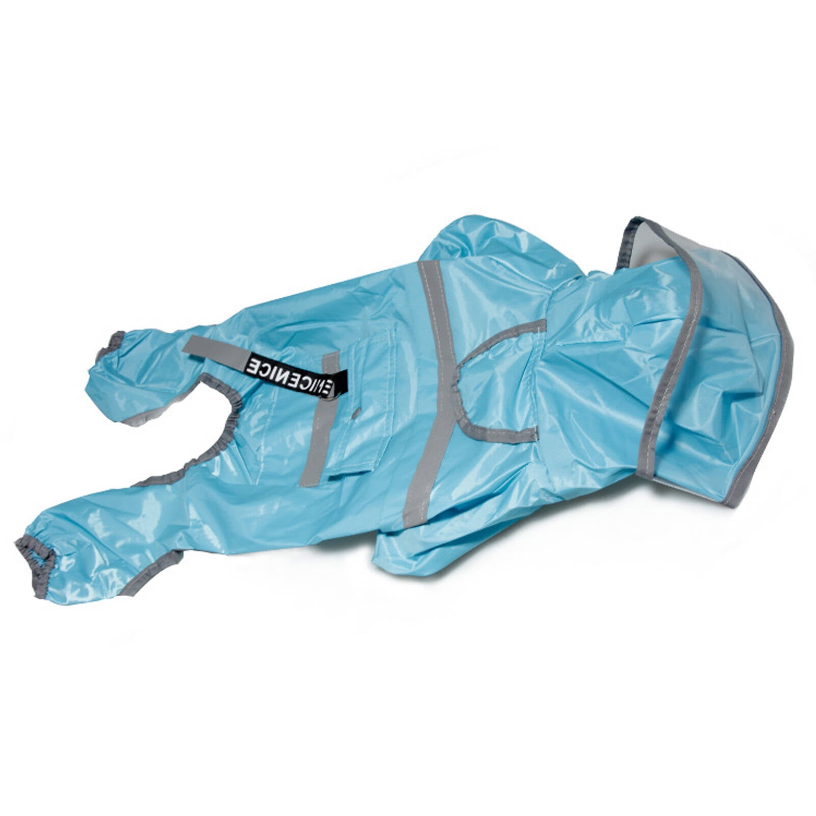 TELOLY Dog Raincoat Back-Pocket Handy Pet Raincoat Extended Clear Cover ...