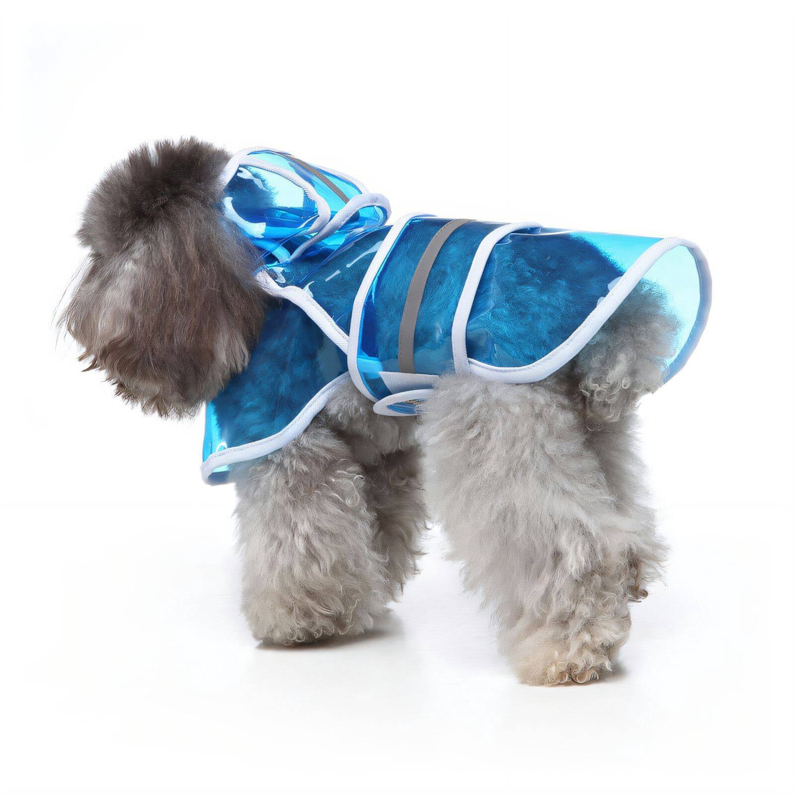 TELOLY Dog Raincoat,Hidden Leash Hole Dog Jackets,Easy Leash Access ...