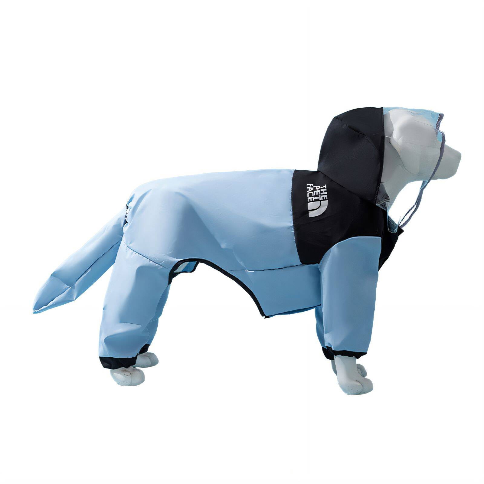 TELOLY Dog Raincoat,Transparent Hood Dog Rain Jacket,Keep Pet'S View ...