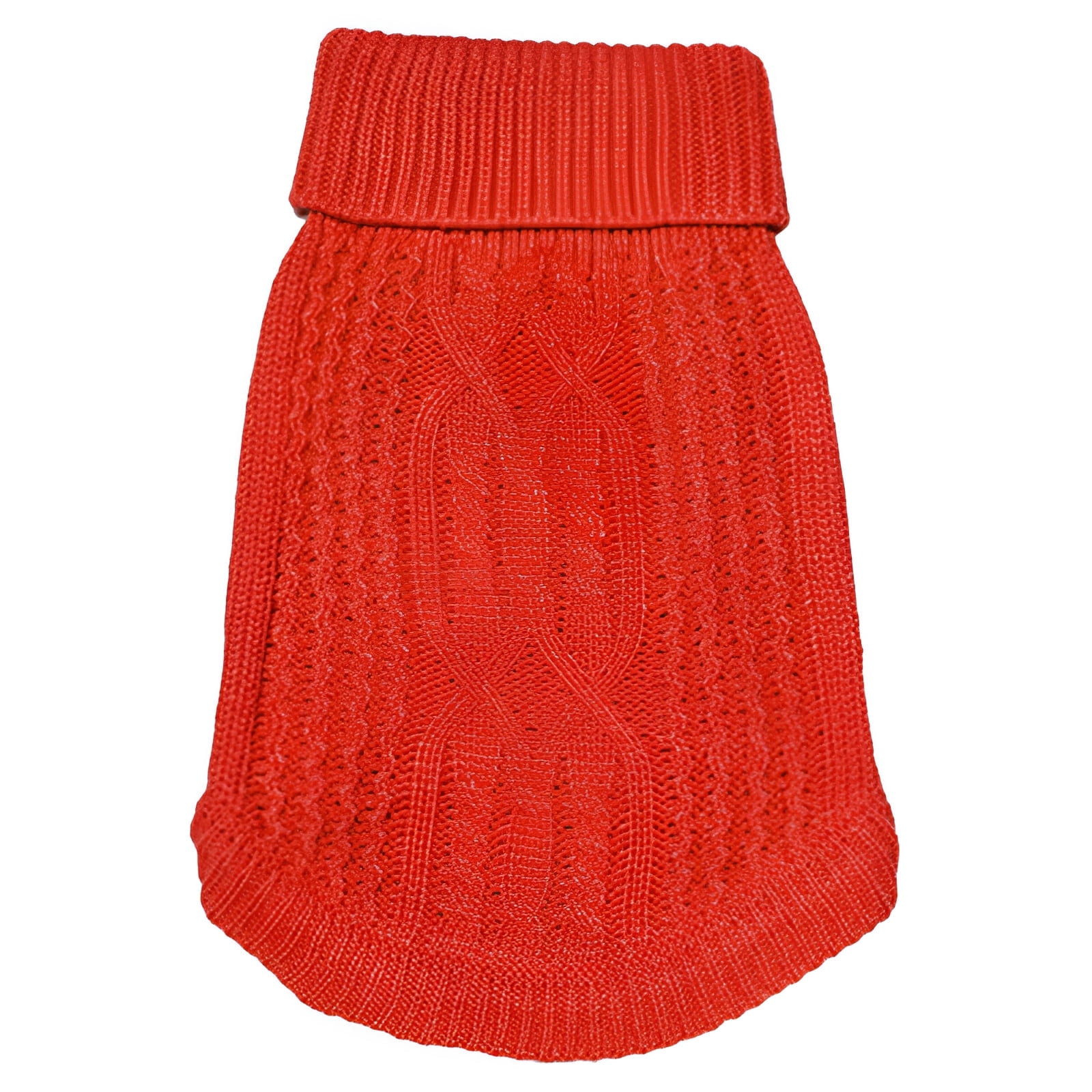 TELOLY 1Pcs Dog Sweater,Polyester Dog Clothes,Kitten Clothes,Red,Xs ...