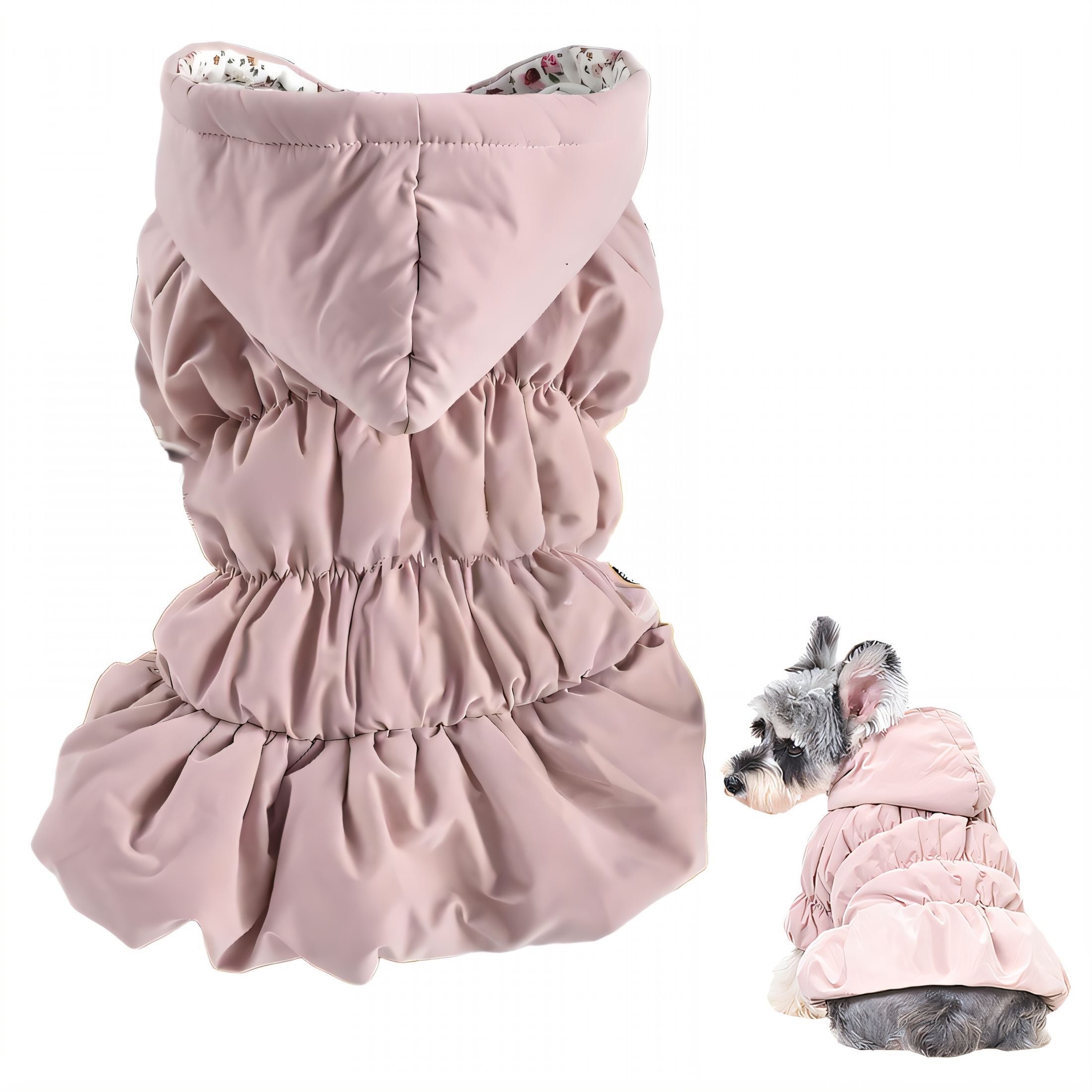 TELOLY 1Pcs Dog Winter Coat,Polyester Dog Clothes,Small Dog Sweater ...