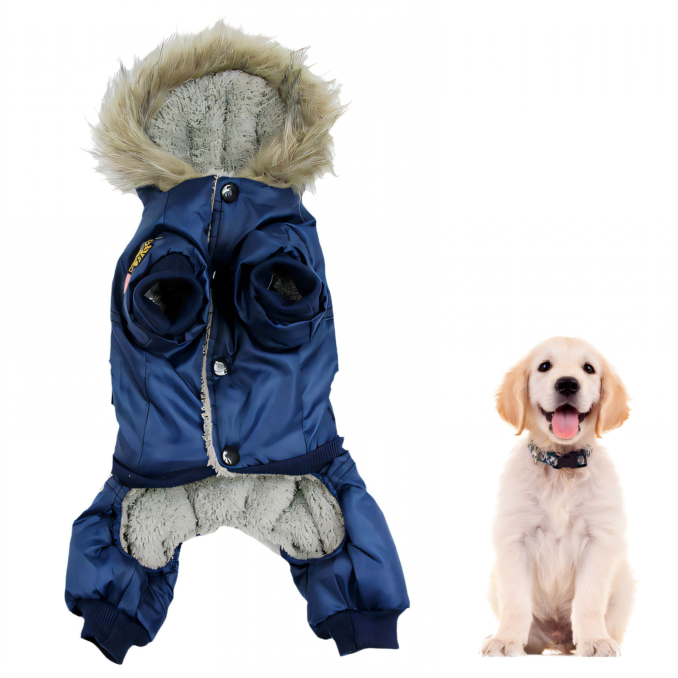TELOLY 1Pcs Dog Winter Coat,Polyester Boy Dog Clothes,Small Dog Sweater ...