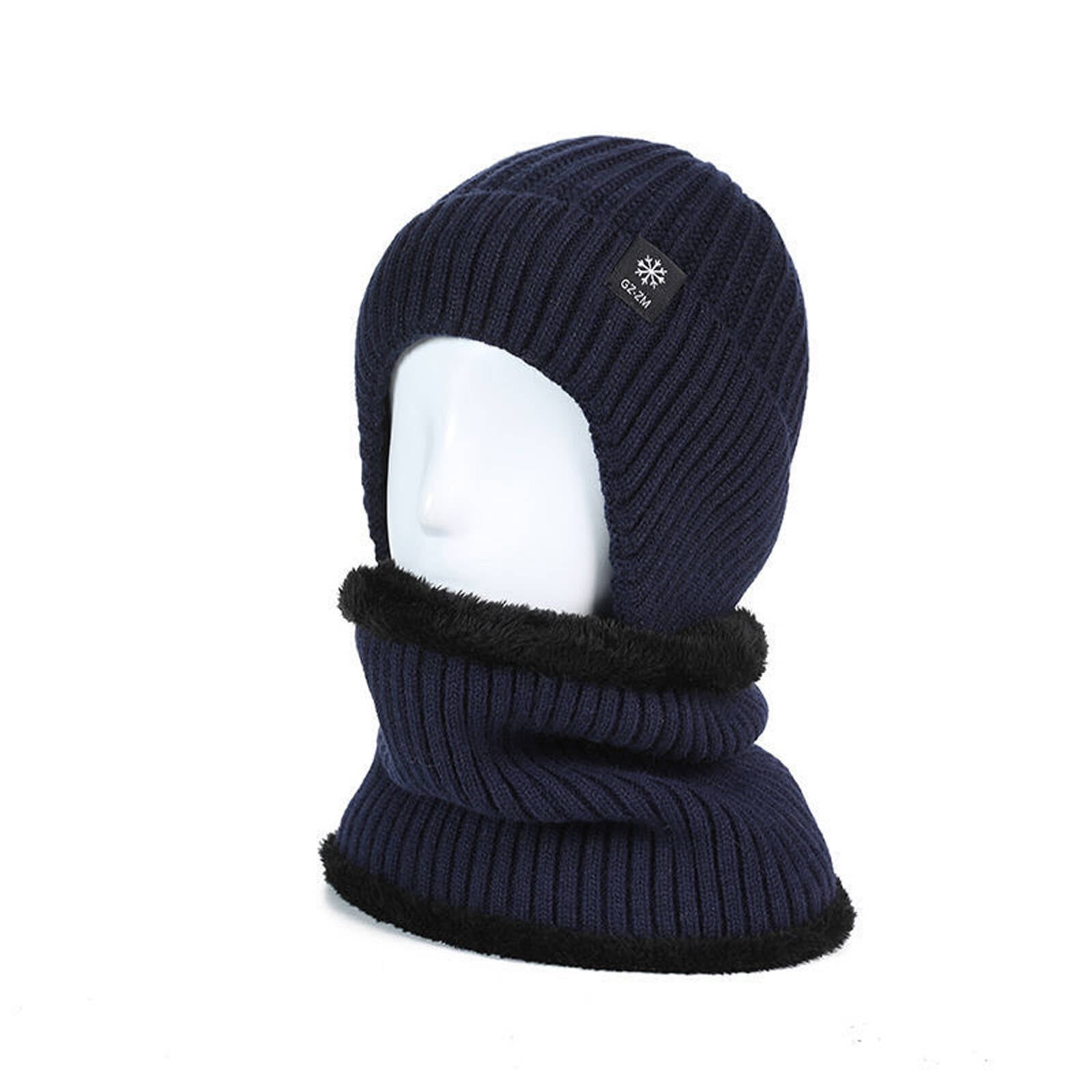TELOLY Ear Flaps Cap Super Warm Insulation Hats For Men Soft And ...