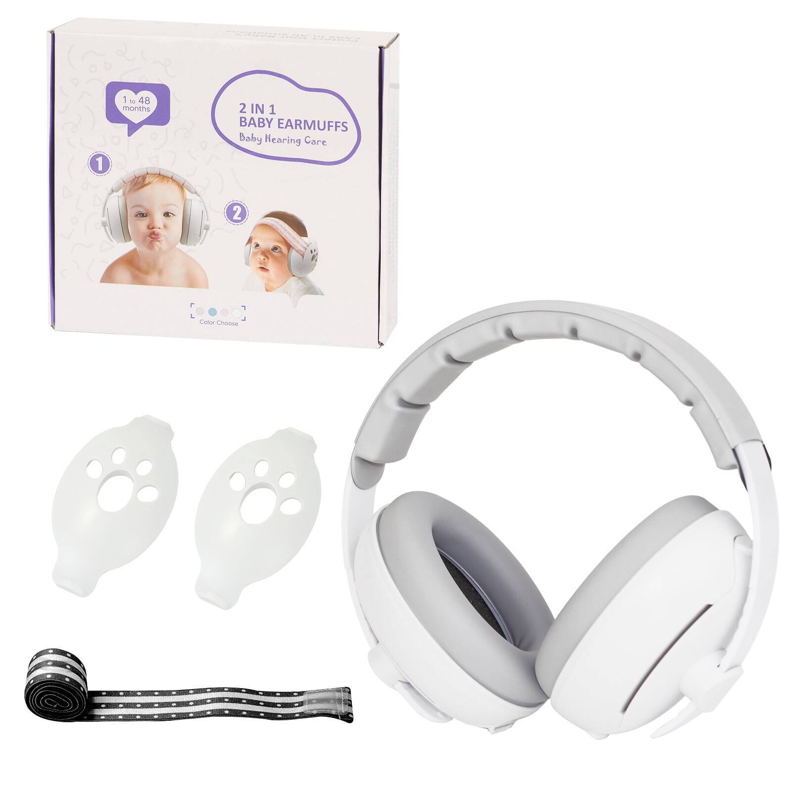 TELOLY Ear Muffs for Noise Reduction,Comfortable Noise Protection ...