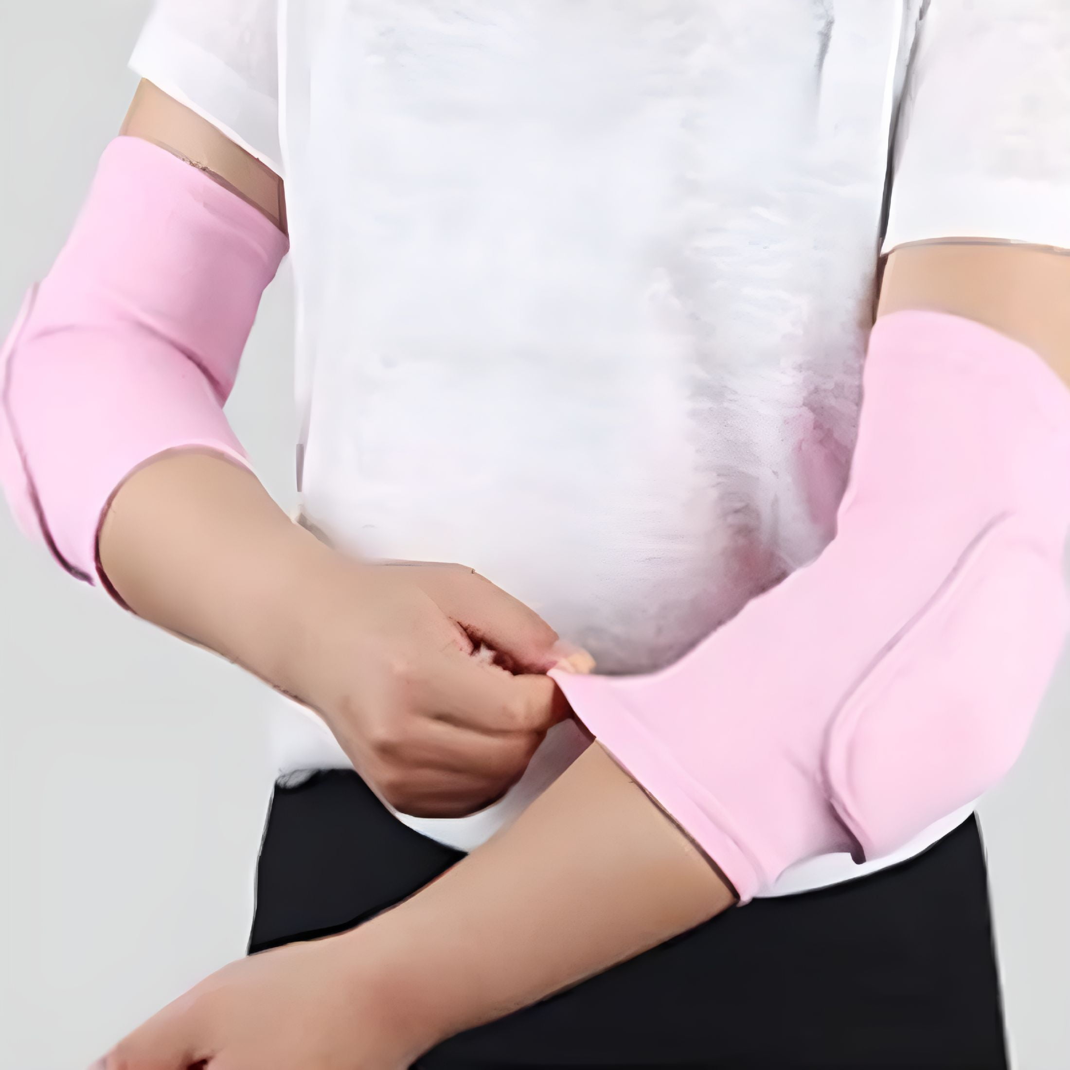 TELOLY Elastic Elbow Pads Thickened Sponge Elbow Knee Protectors Guard ...