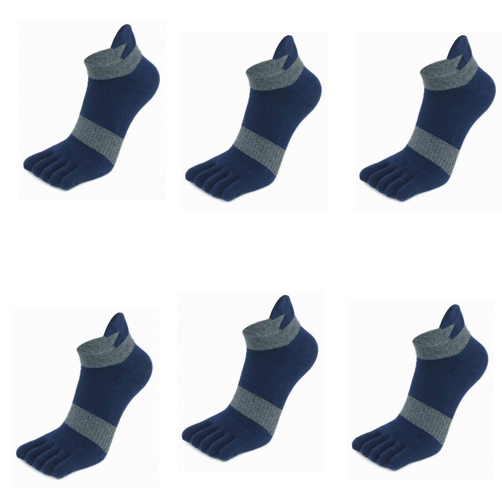 TELOLY Five Finger Socks,Long-Lasting Antibacterial Properties Cotton ...