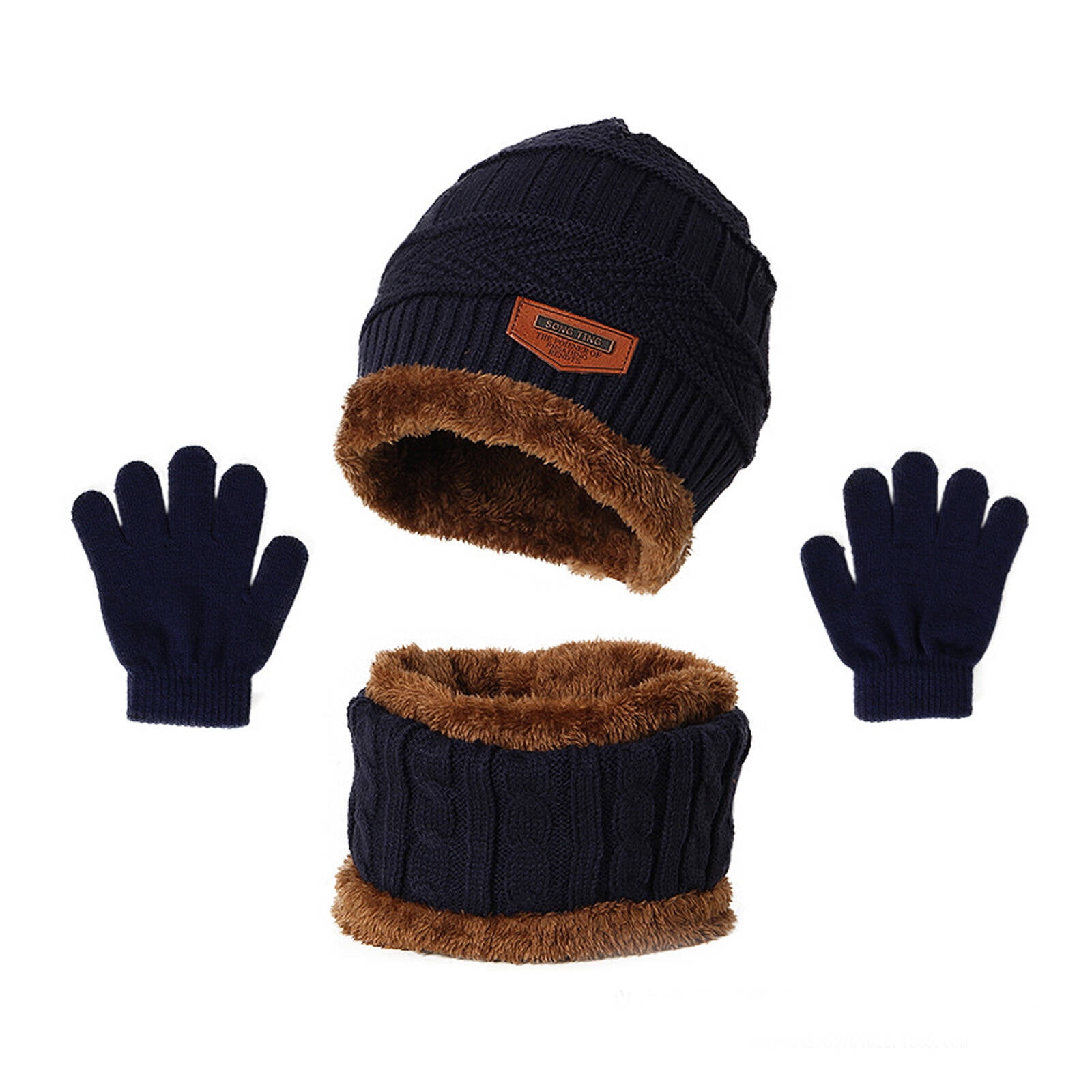TELOLY Fleece Beanie Cute Design Kids Ski Mask Excellent Ventilation ...
