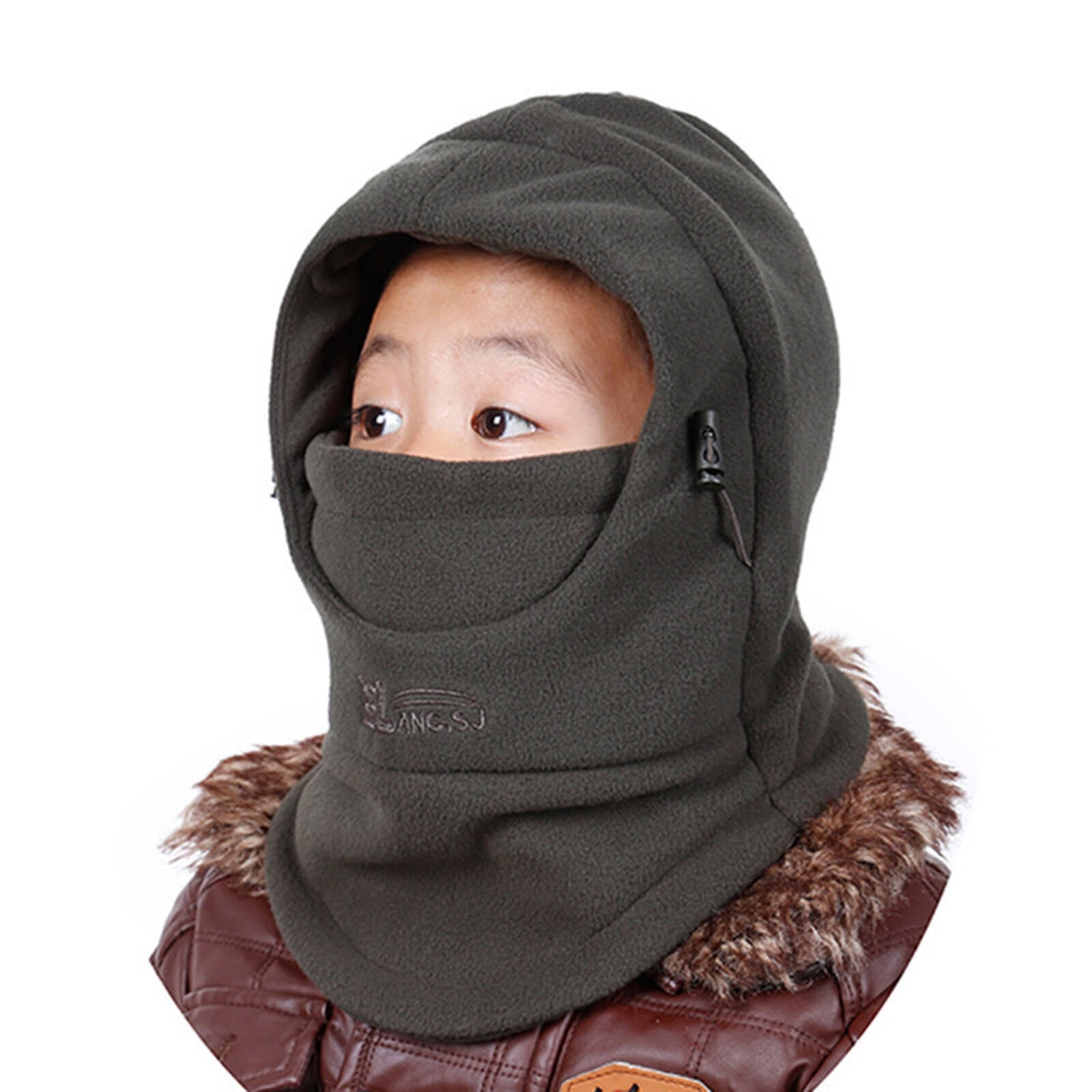 TELOLY Fleece Beanie Efficient Insulation Kids Ski Mask Good ...