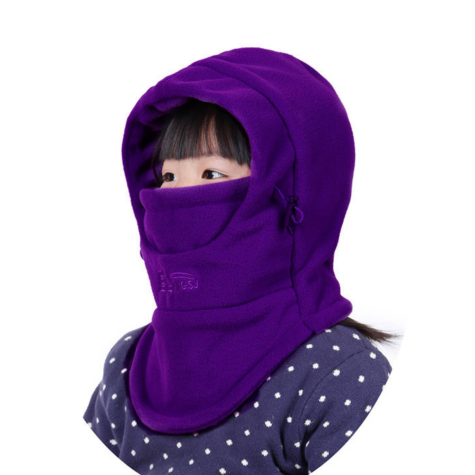 TELOLY Fleece Beanie Windproof and Cold Proof Kids Ski Mask Machine ...