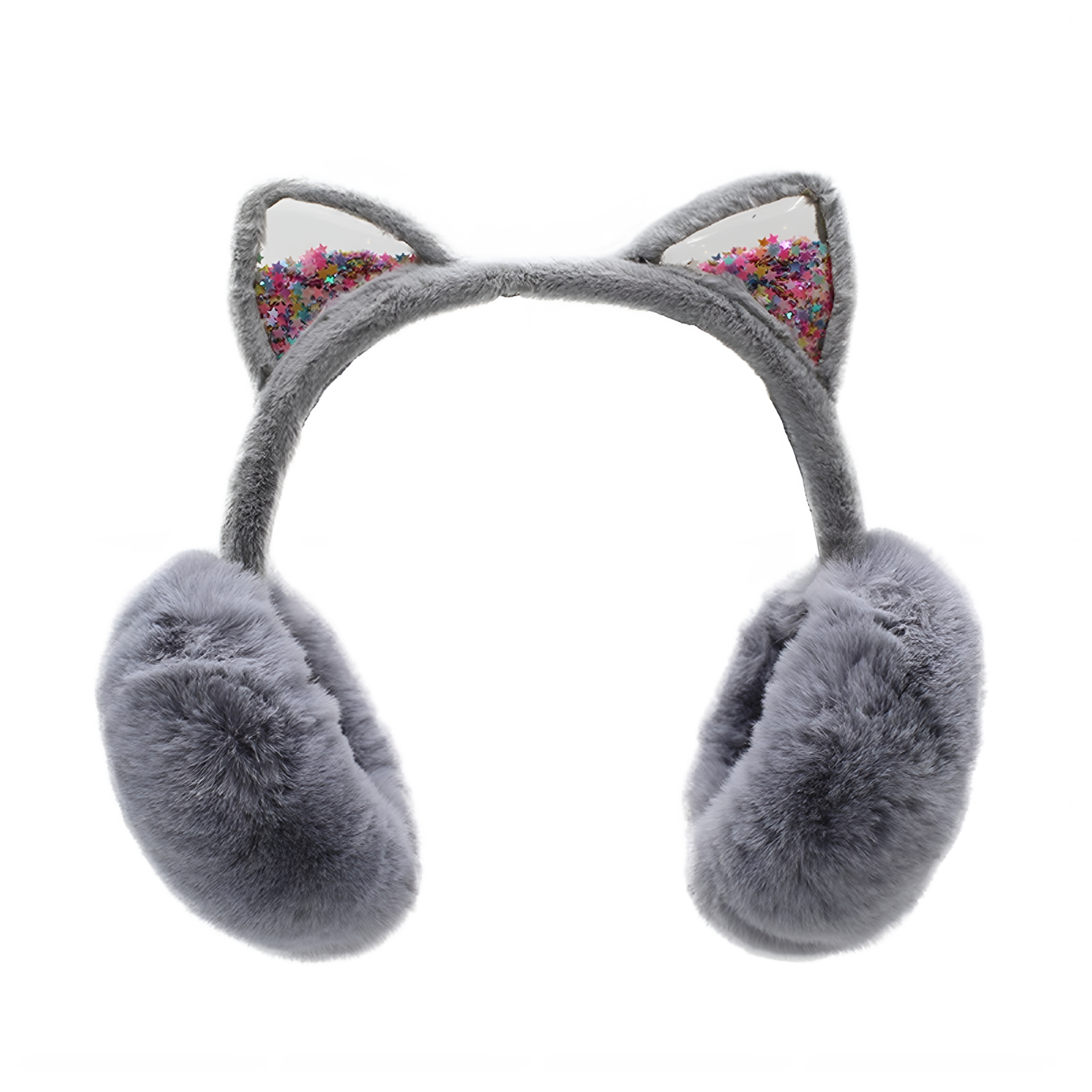 TELOLY Fluffy Ear Muff Women Plush Foldable Earmuffs Kids Winter ...