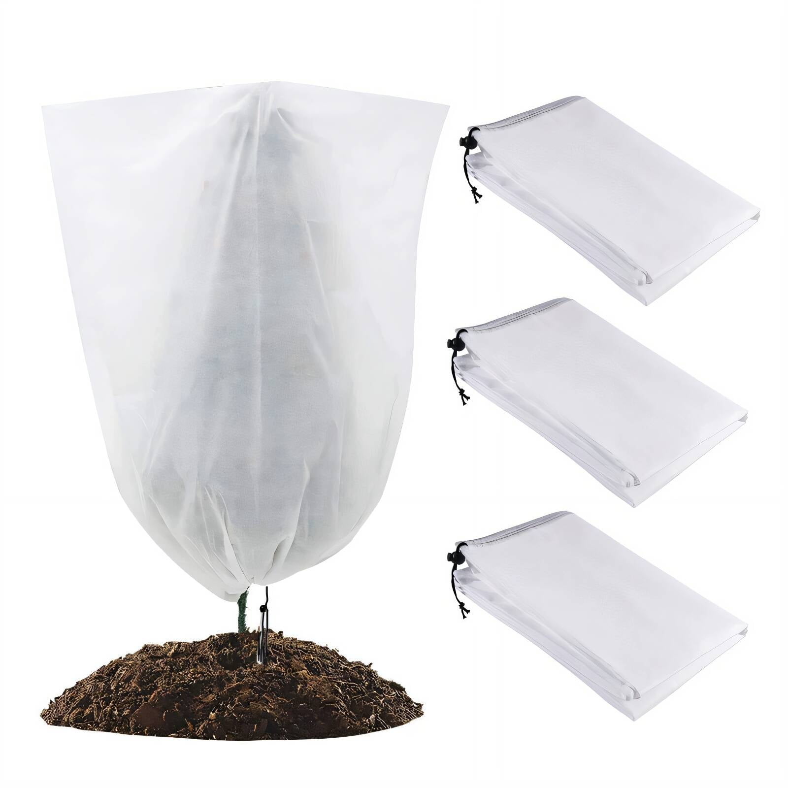 TELOLY Frost Cloths for Outdoor Plants,Insulation Plant Covers ...