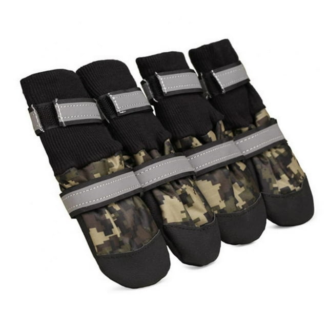 TELOLY Frozero 4pcs/set Waterproof Winter Pet Dog Shoes Anti-slip Rain ...