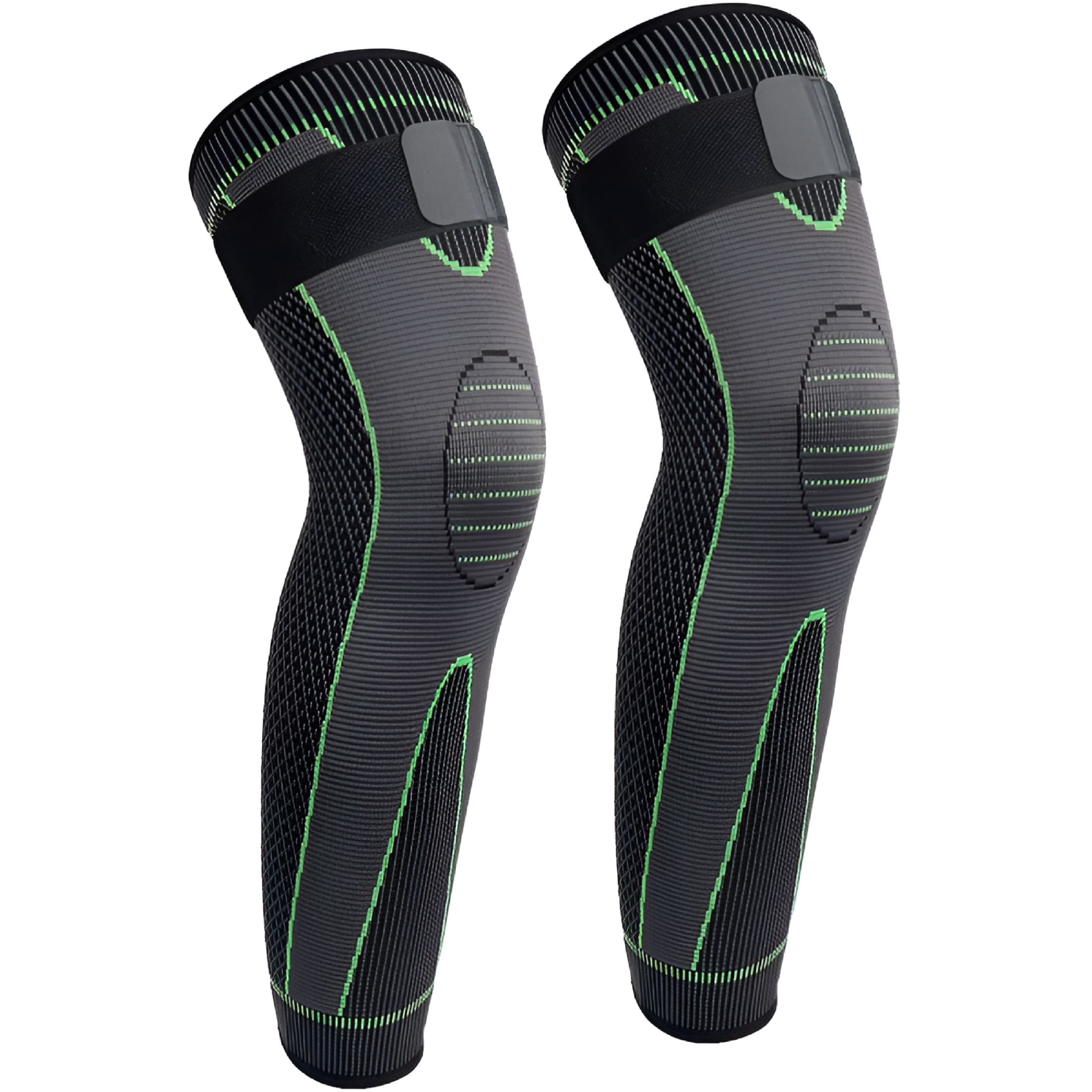 TELOLY Full Leg Sleeves Long Compression Leg Sleeve Knee Sleeves ...