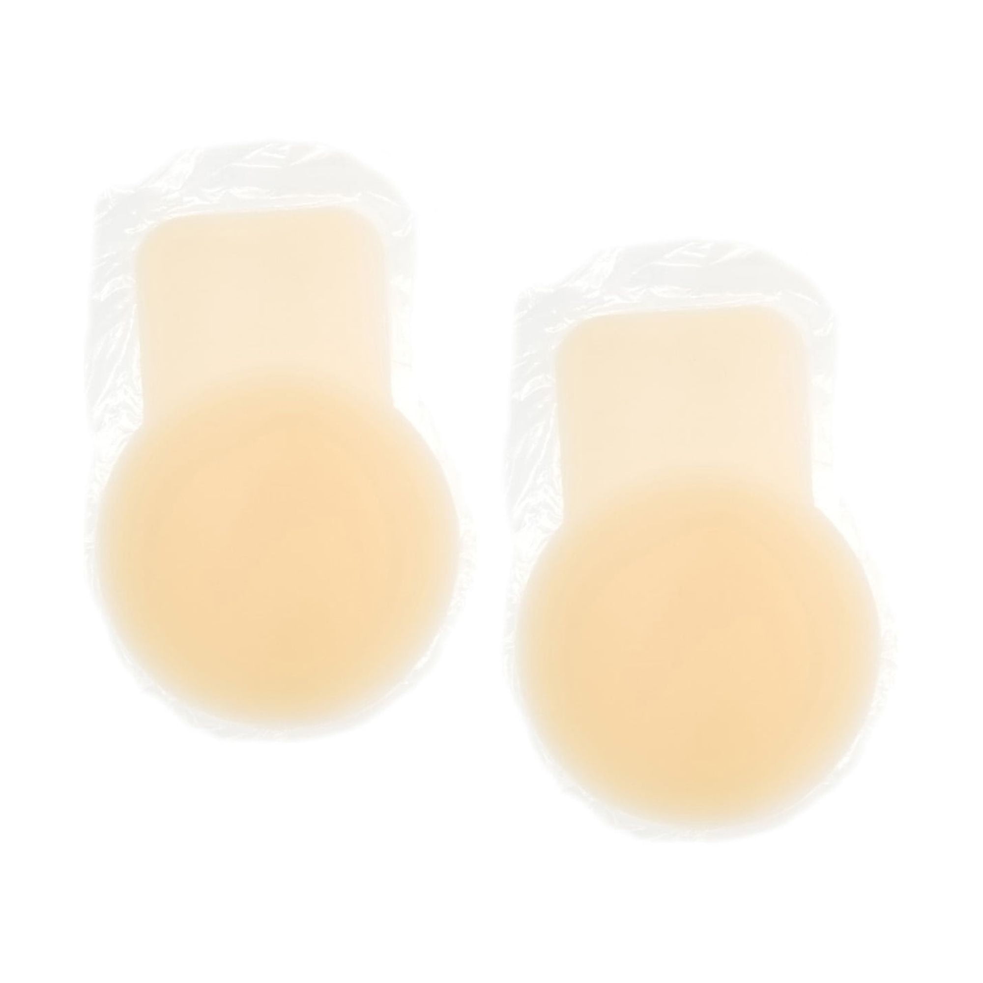 TELOLY Fullness 4.5" Beige Round Adhesive Silicone Reusable Nipple ...