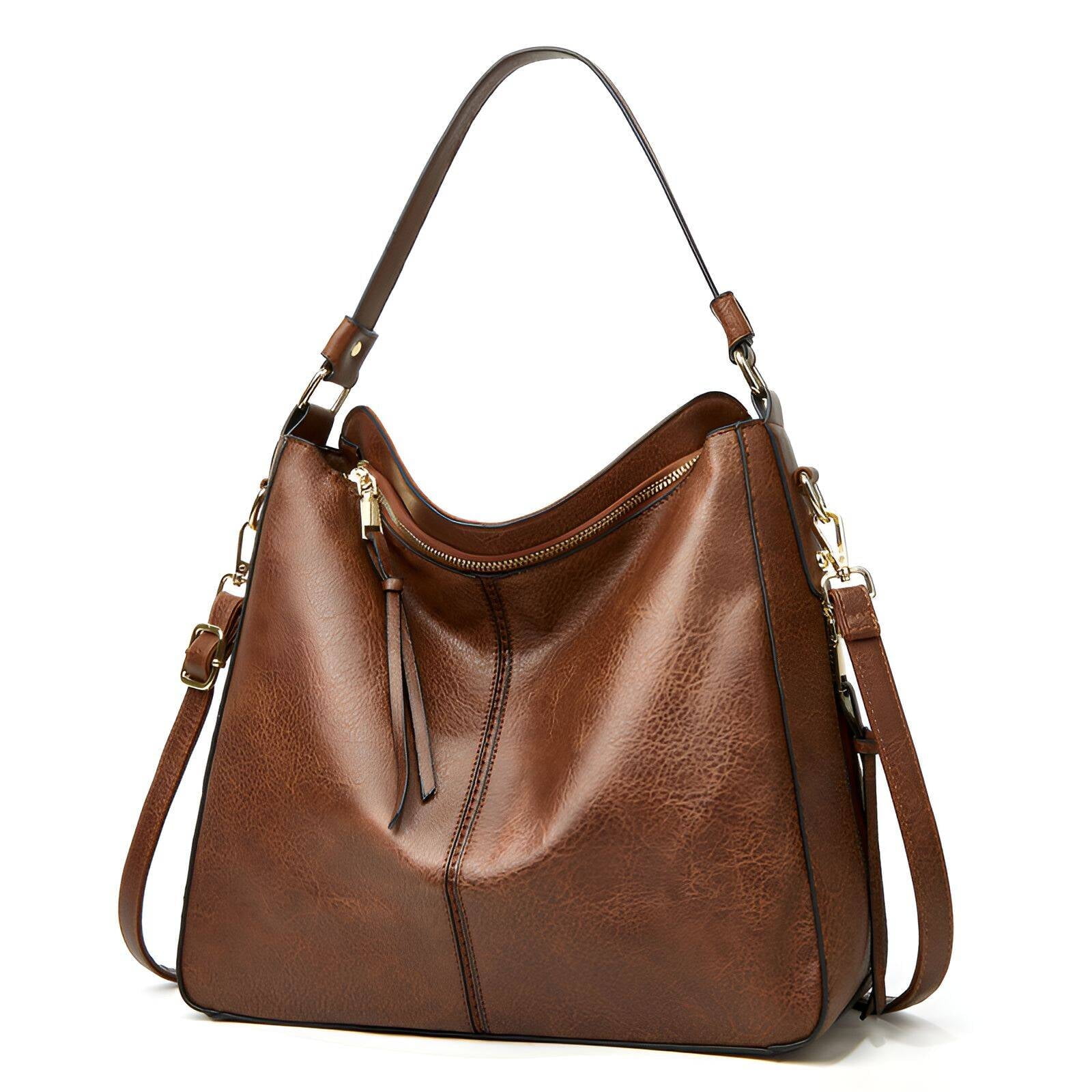 TELOLY Genuine Leather Purses for Women,Minimalist Fashion Hobo Bags ...