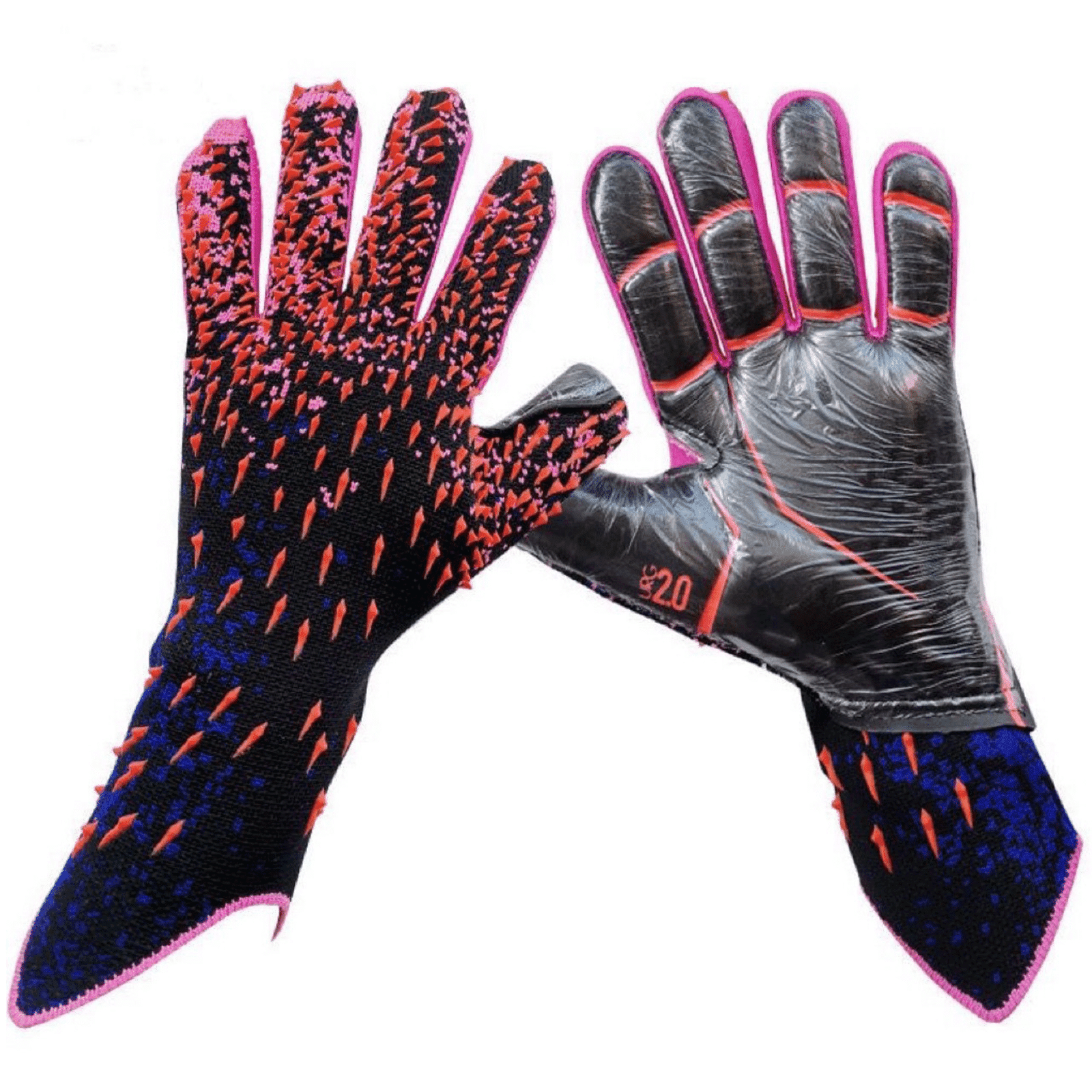 TELOLY Goalkeeper Gloves Latex Non-Slip Goalie Gloves for Kids 8-12 ...