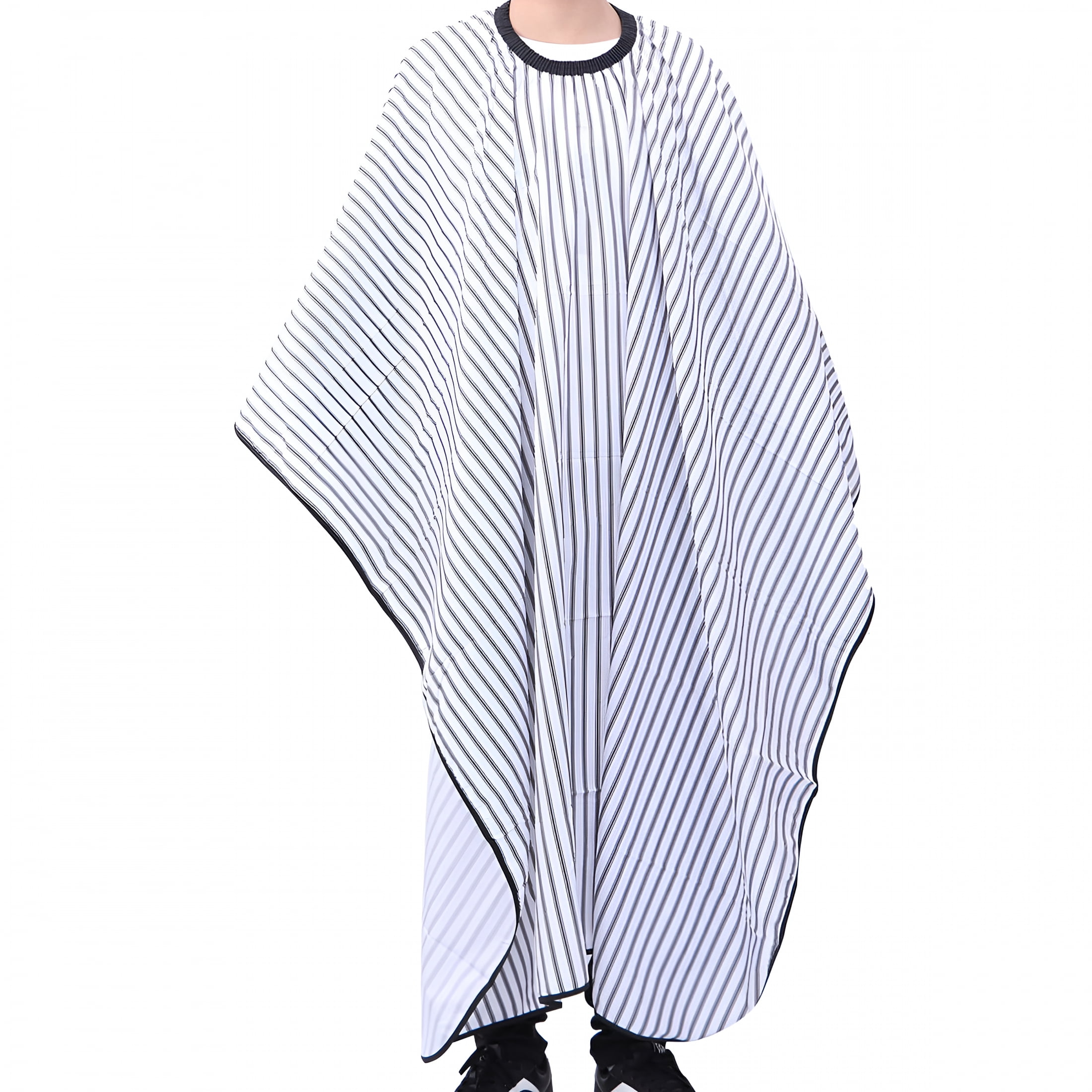 TELOLY Hair Cutting Cloak Barber Cloth Protective Cape Stripe Design ...