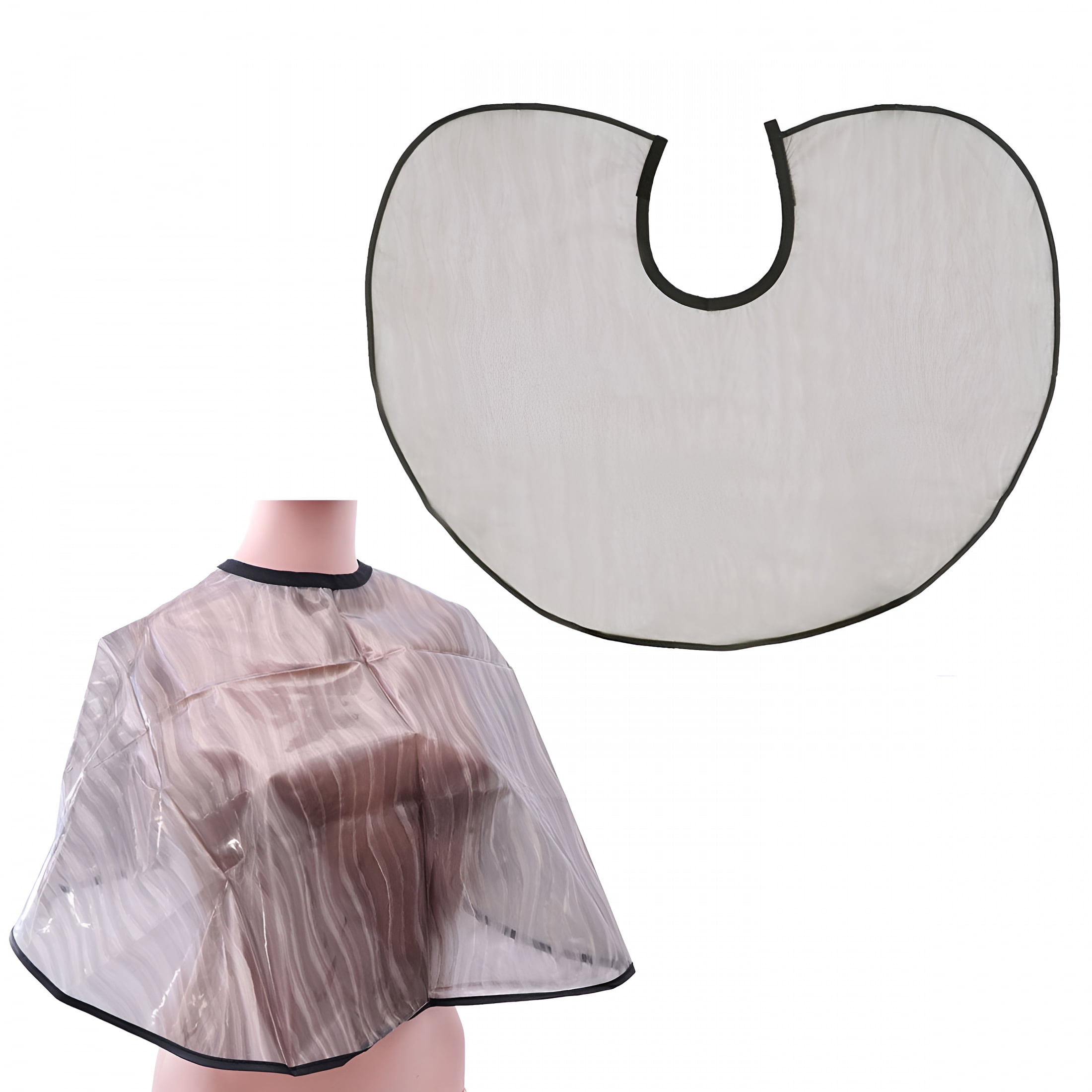 TELOLY Hairdressing Tool Waterproof Haircut Cape Gown with Rubber ...