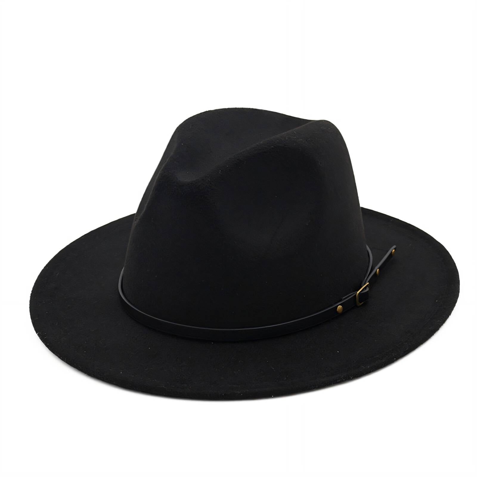TELOLY Hats for Women,Wide Brim Design Wool Hat,Elegant British Style ...