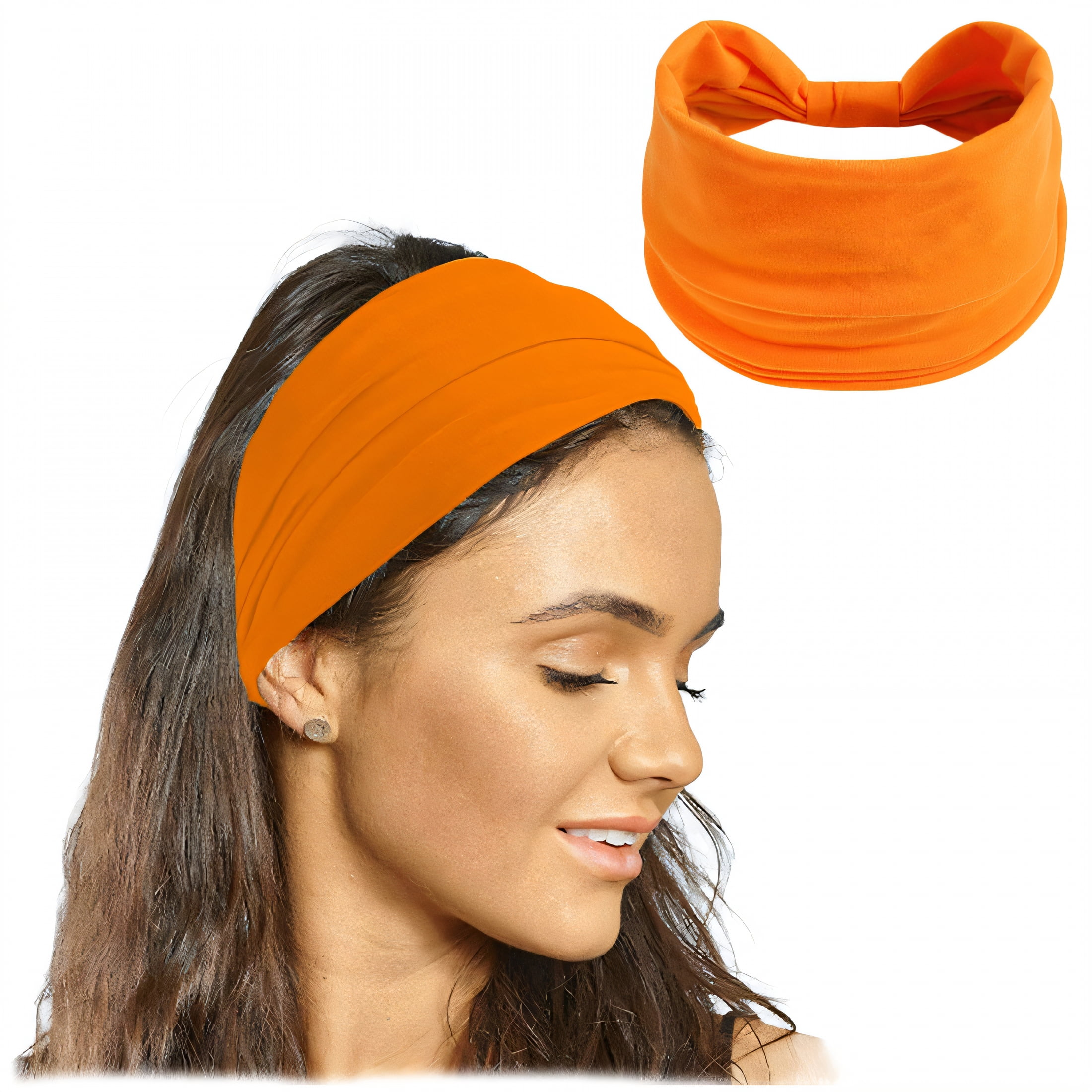 TELOLY Headbands for Women,Polyester Sweat Band,Gym Accessories for ...