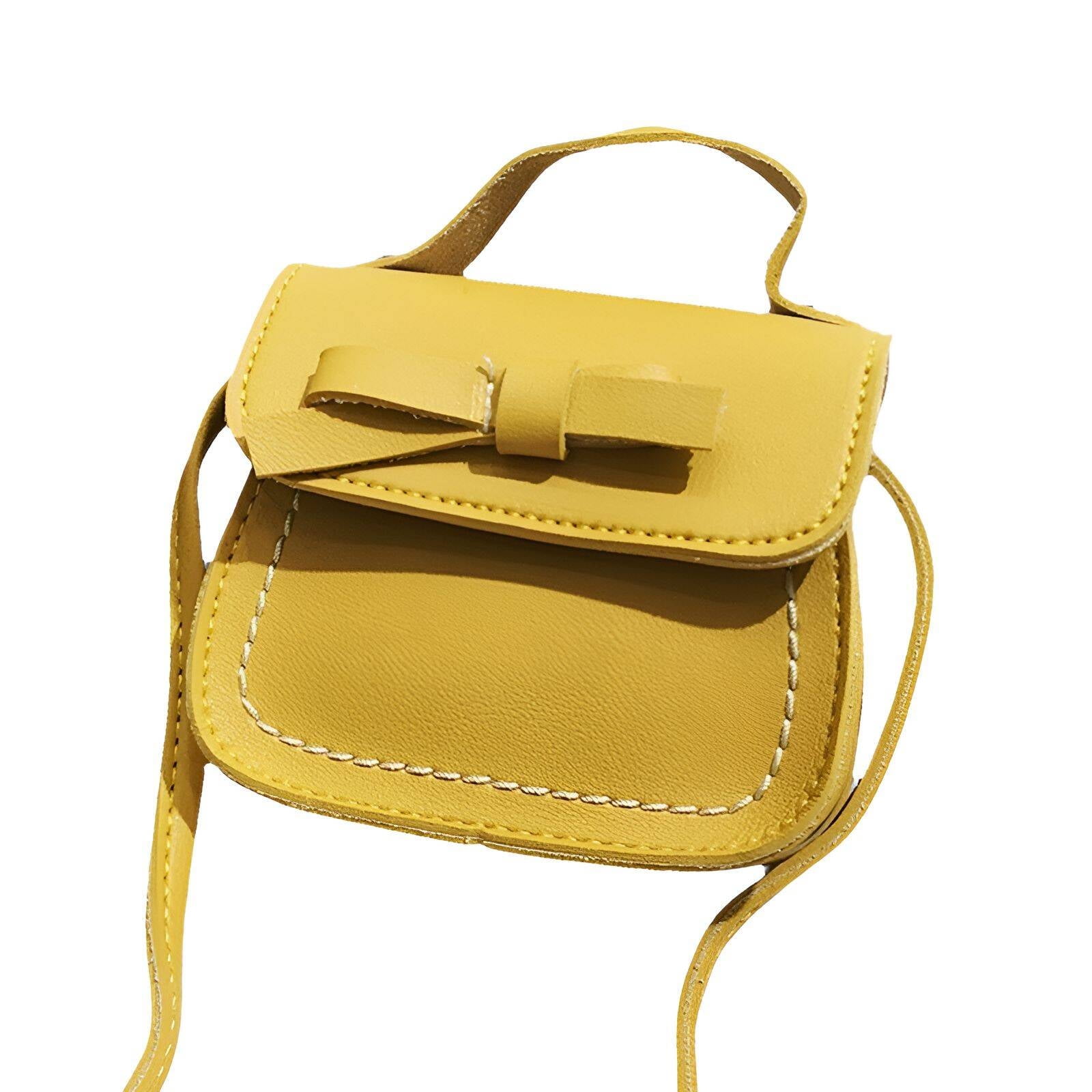 TELOLY Kids Purse,Little Girl Purse,Safe Eco-Friendly Mini Purse,Yellow ...