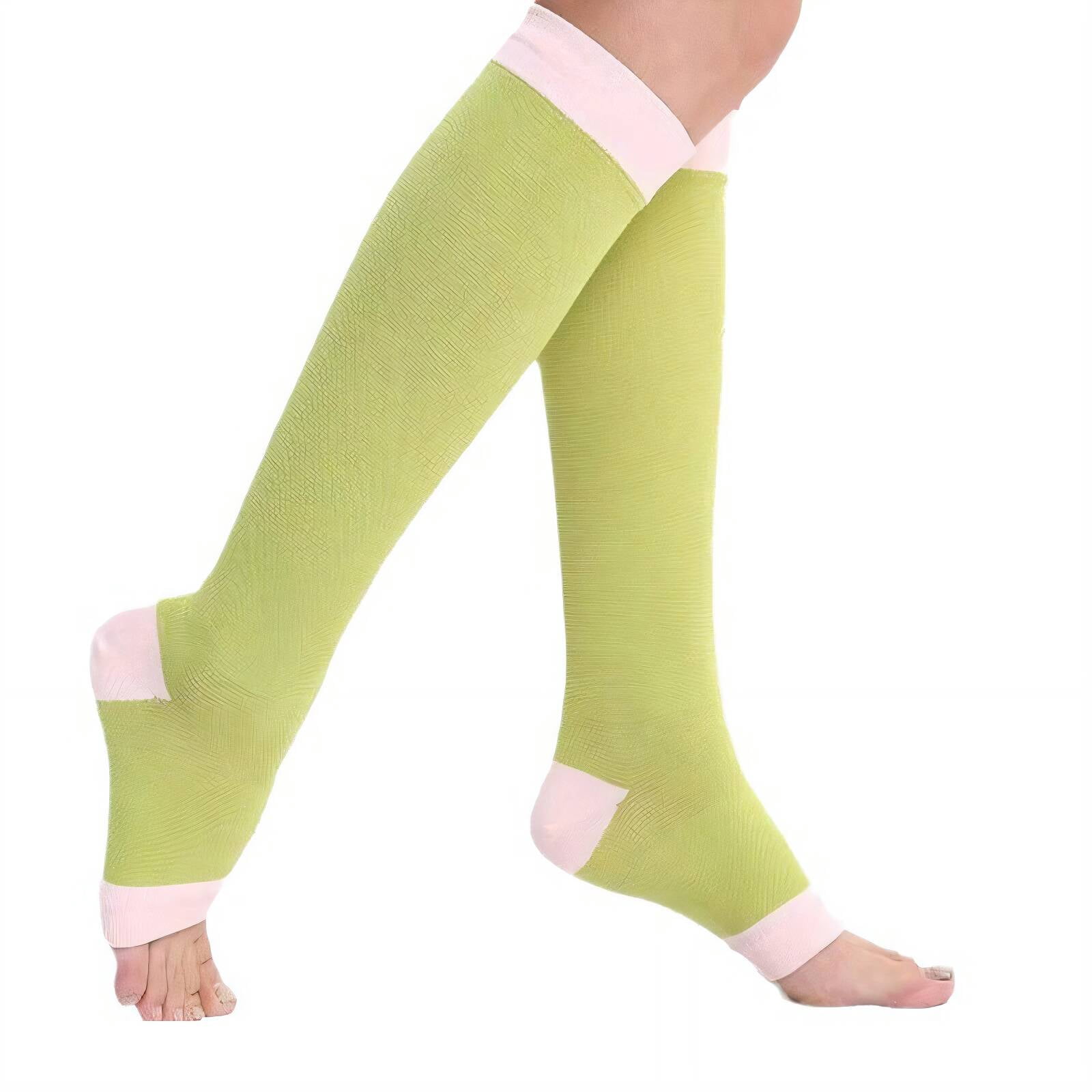 TELOLY Knee High Stockings Socks for Men Women,3D Streamlined ...