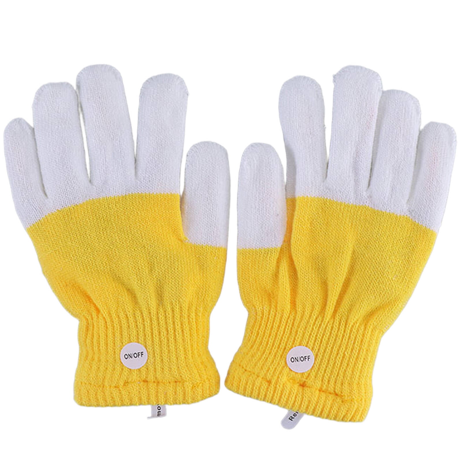 TELOLY LED Gloves,Dynamic Glow Effect Gloves with Lights for Stage ...