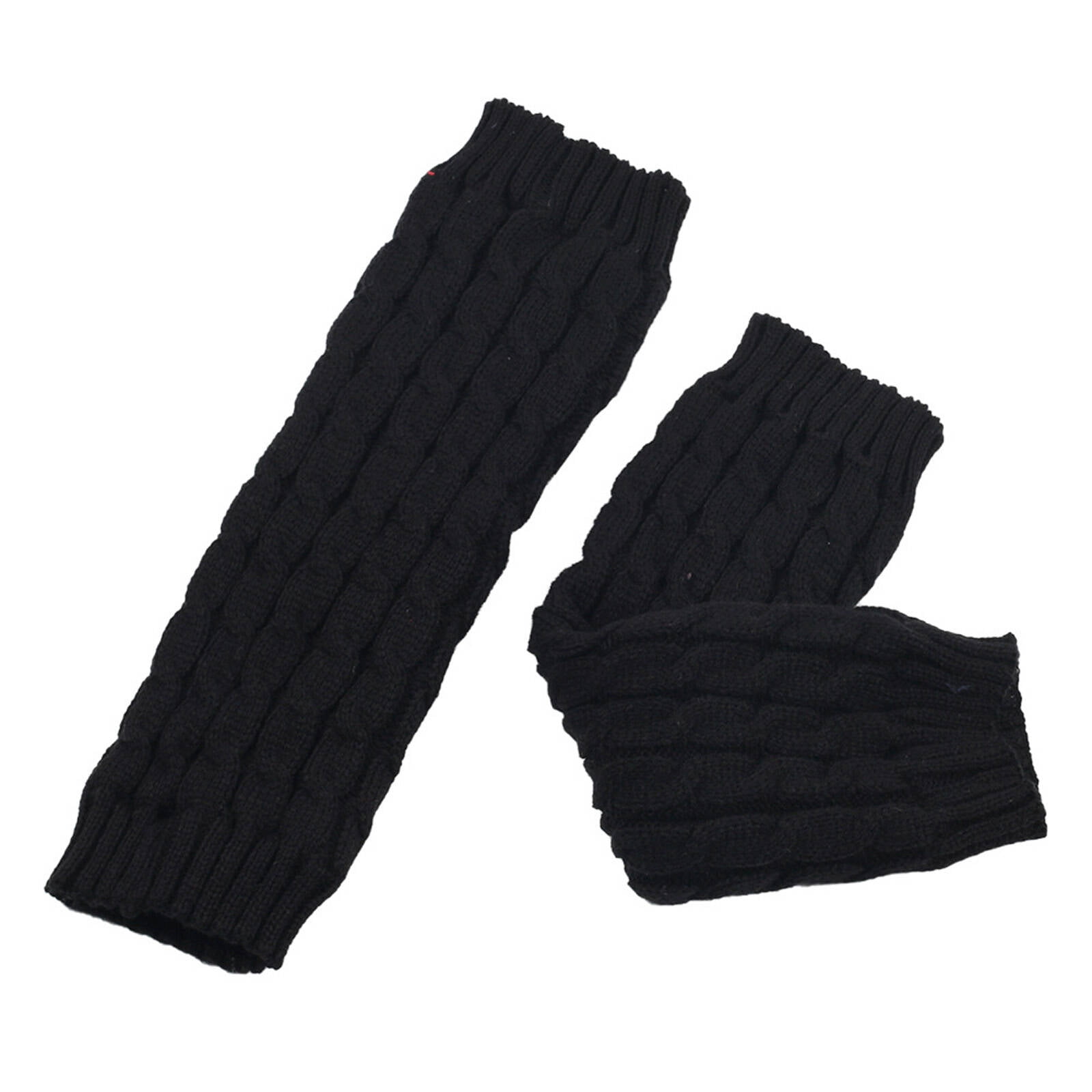 TELOLY Leg Warmers,Fashionable and Warm Legwarmers,Classic Cable Knit ...