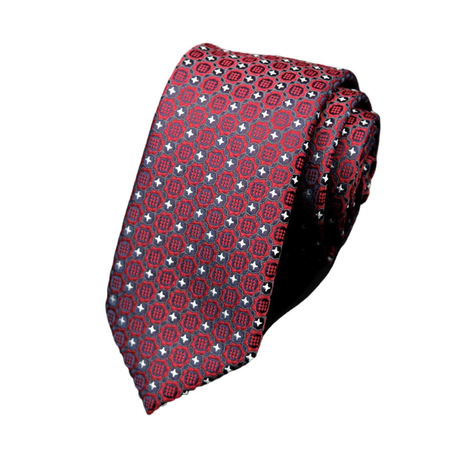 TELOLY Men'S Ties Artisan-Crafted Jacquard Design Necktie Fashionable ...