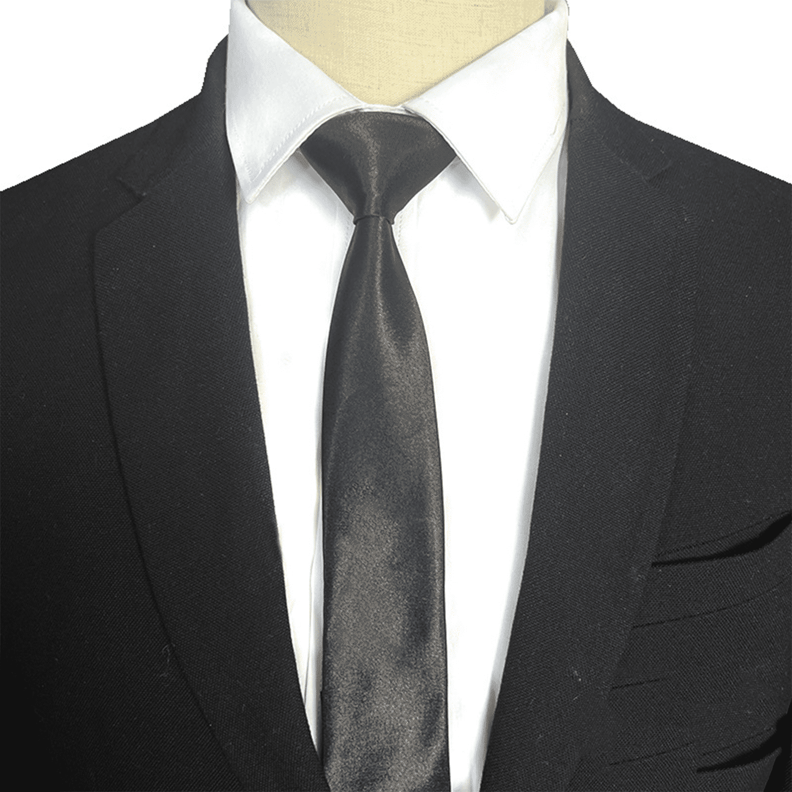 TELOLY Men'S Ties Slim Design Necktie Shiny Satin Material Corbatas ...