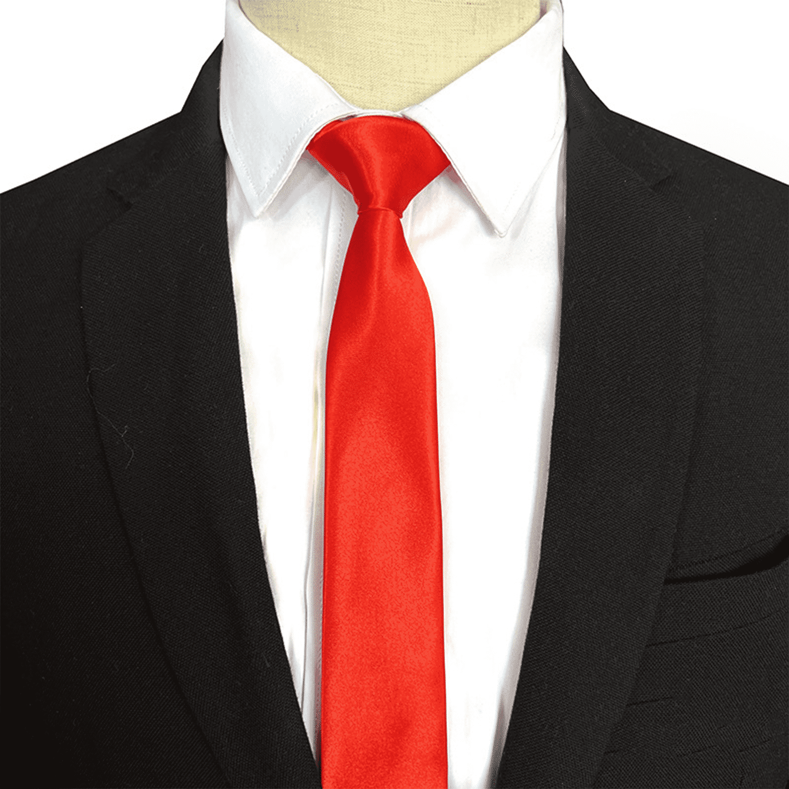 TELOLY Men'S Ties Tapered Design Necktie Bright Satin Material Corbatas ...