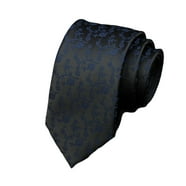 HISDERN Ties for Men Paisley Tie and Pocket Square Woven Classic Floral ...