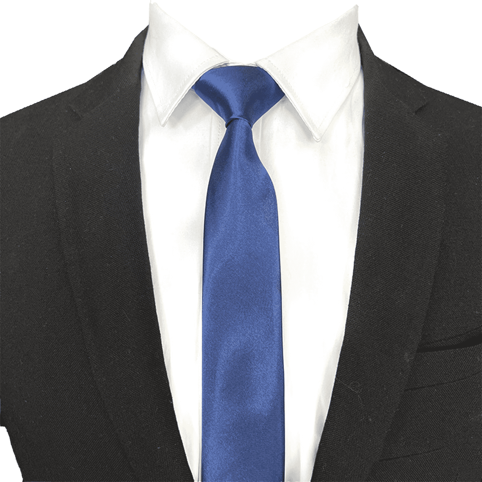 TELOLY Men'S Ties Trimmed Design Necktie Satin with A Bright Sheen ...
