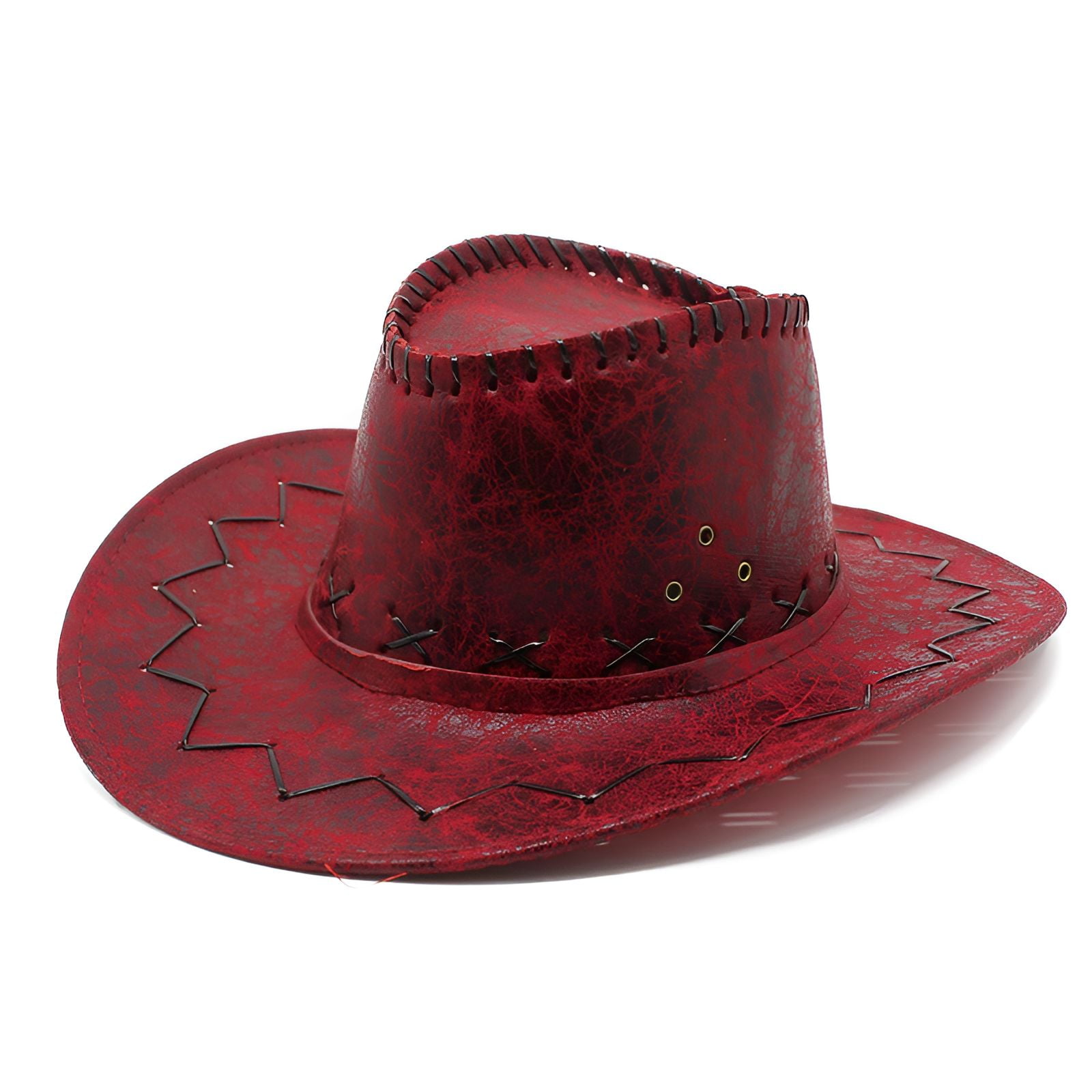 TELOLY Mens Hat,Vintage Crack Pattern Cowboy Hats for Women,Unique ...