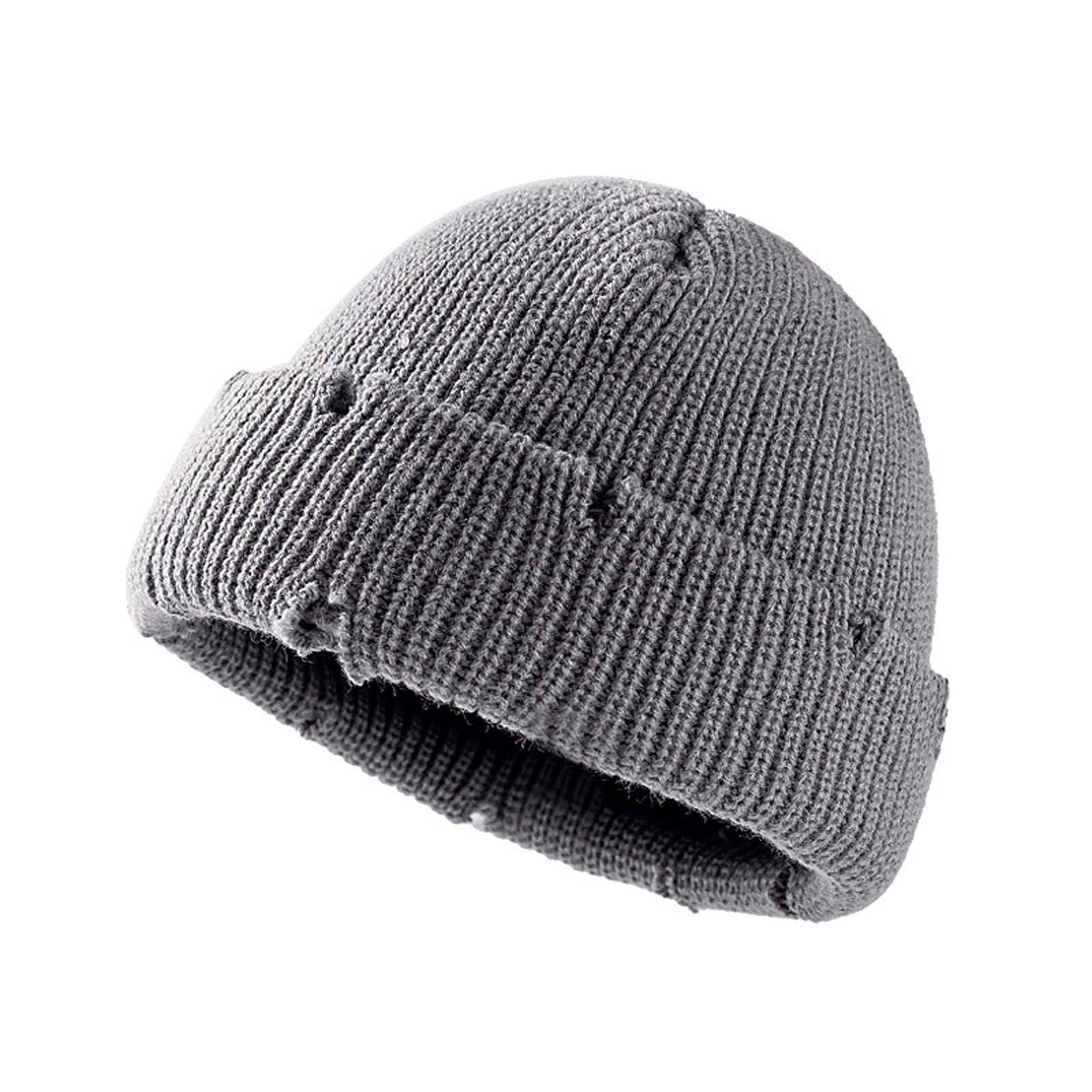 TELOLY 2026 New Mens Hats,Hip Hop Street Dance Sweater Beanie,Frayed ...