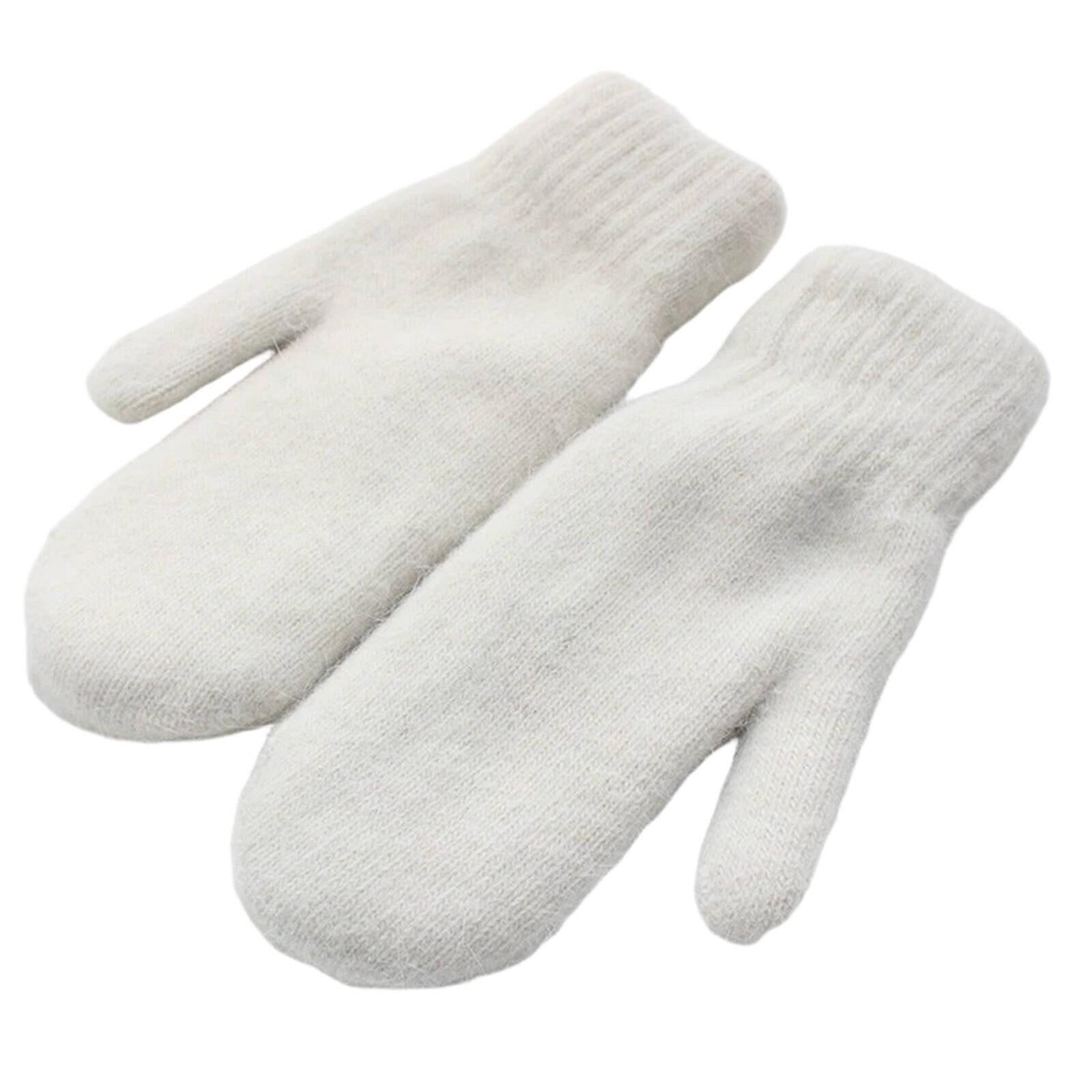 TELOLY Mittens for Women Fits Like A Second Skin White Gloves Women ...